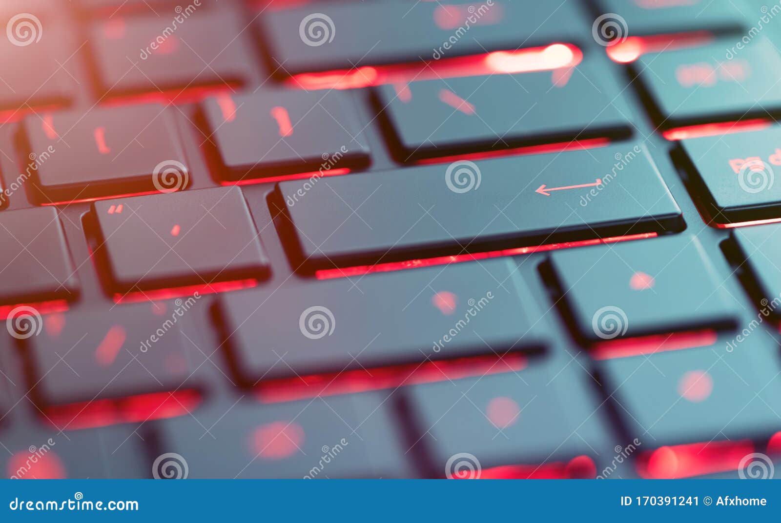 Backlit Keyboard Illuminates Letters And Symbols Light Underneath Keys ...