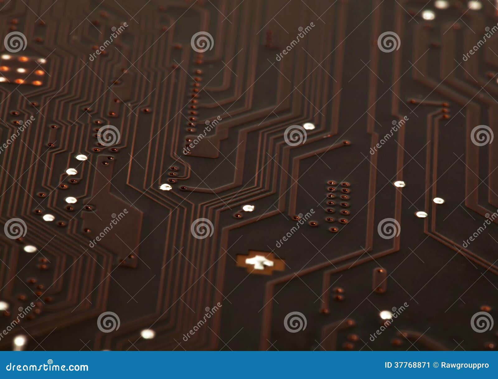 Laptop Motherboard Dark Brown Circuit Background Royalty-Free Stock ...
