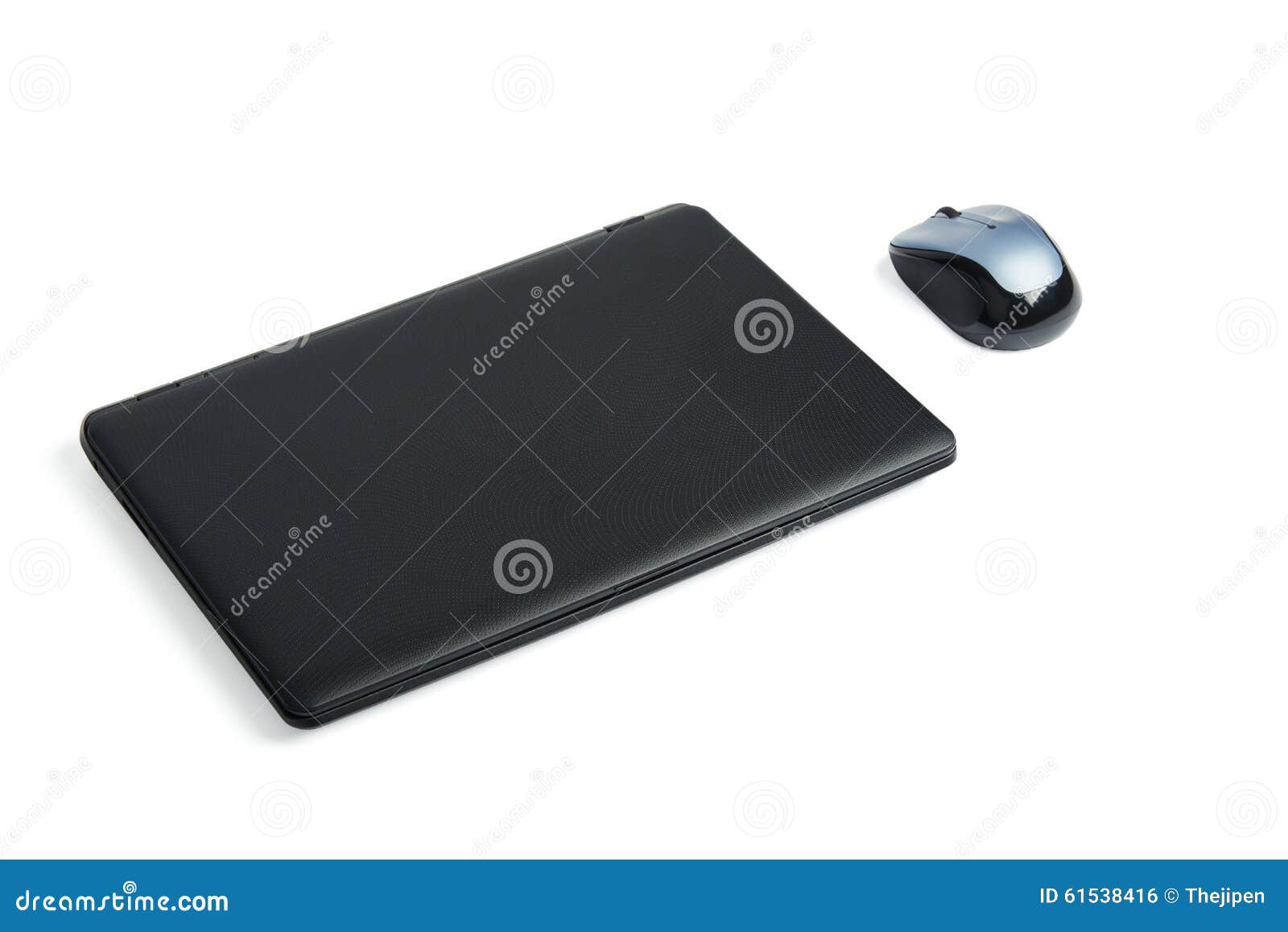Laptop with mouse stock photo. Image of notebook, panel - 61538416