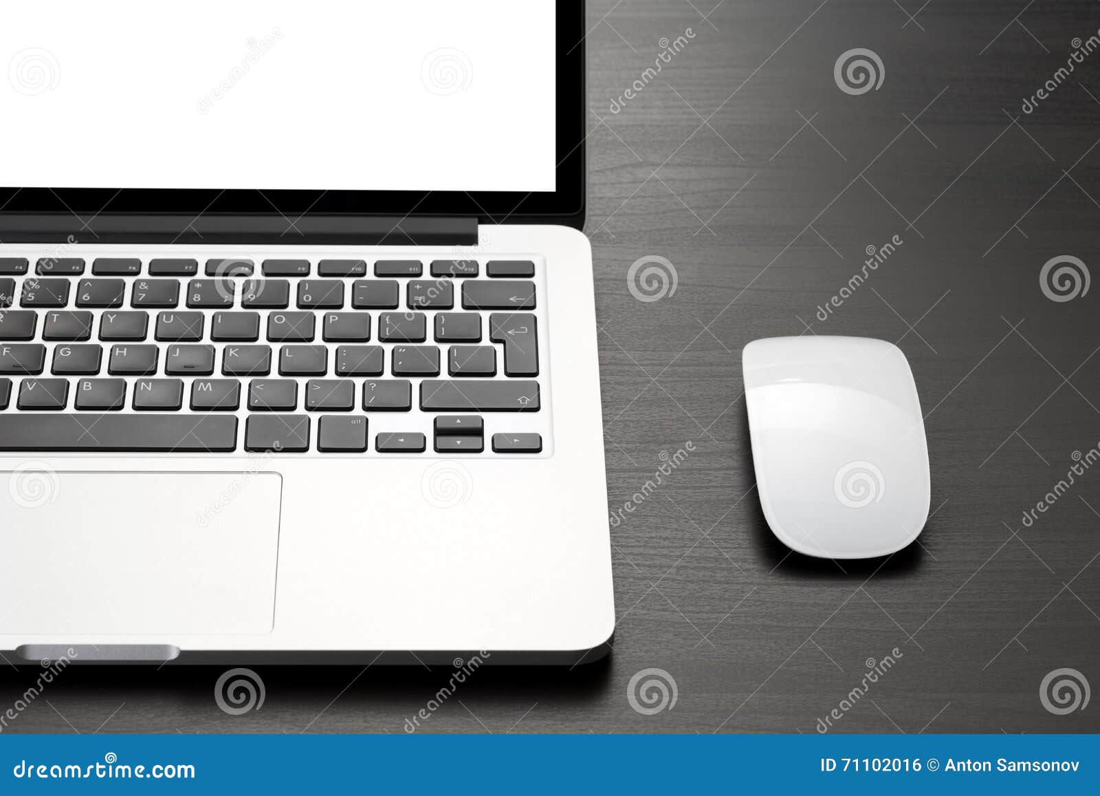 Laptop and mouse stock photo. Image of mouse, computer - 71102016