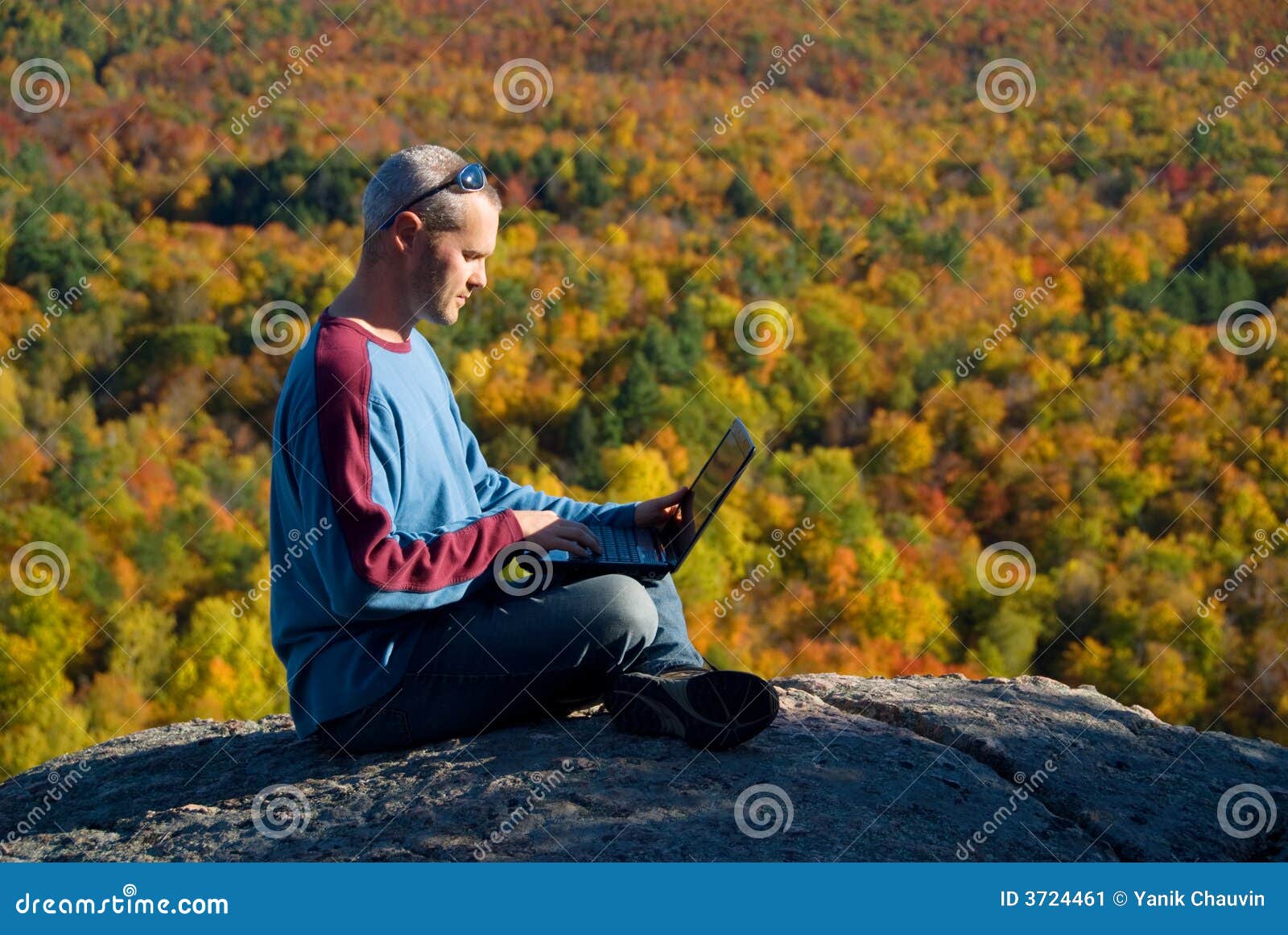 Laptop nature stock image. Image of clouds, view, nature - 3724461