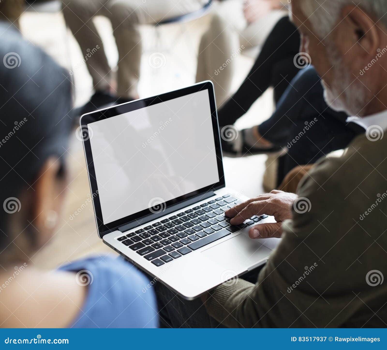 Laptop Networking Seminar Event Concept Stock Image - Image of ...