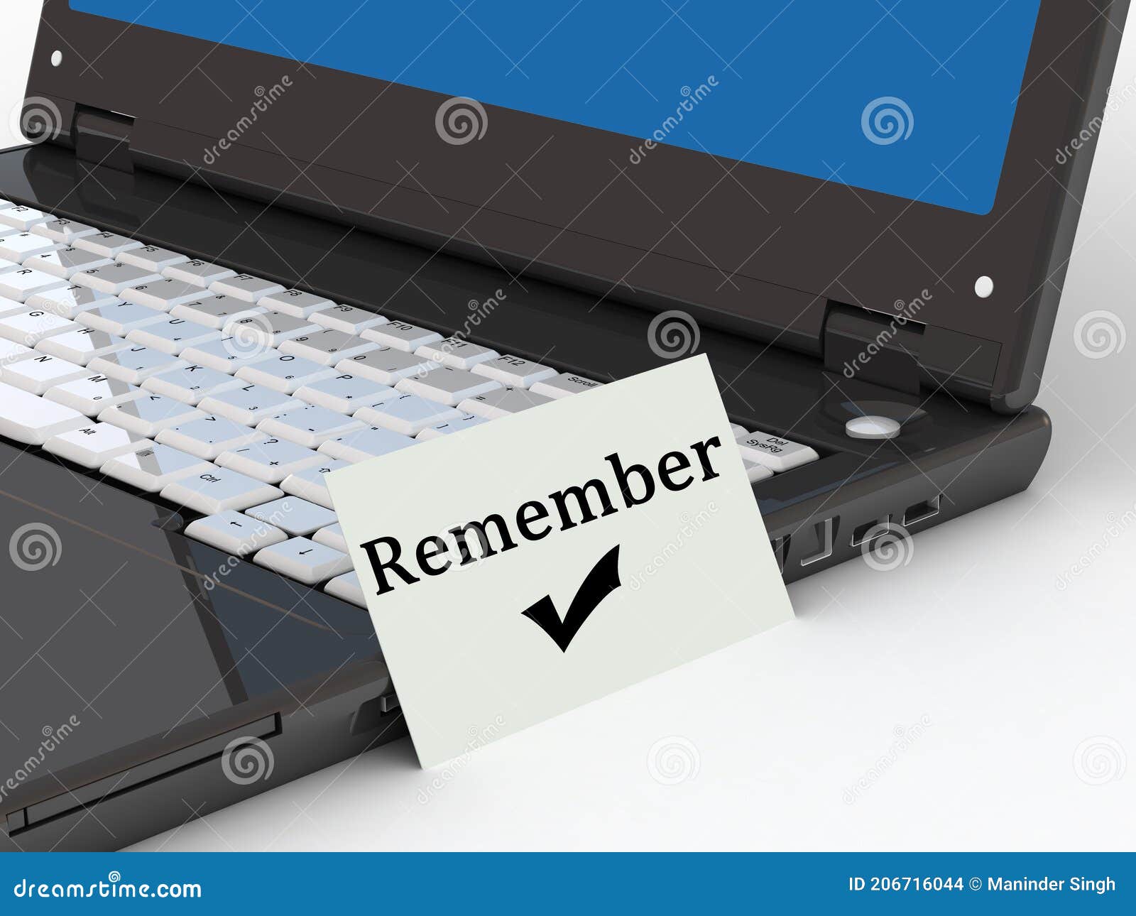 Remember. stock photo. Image of remember, laptop, married - 206716044