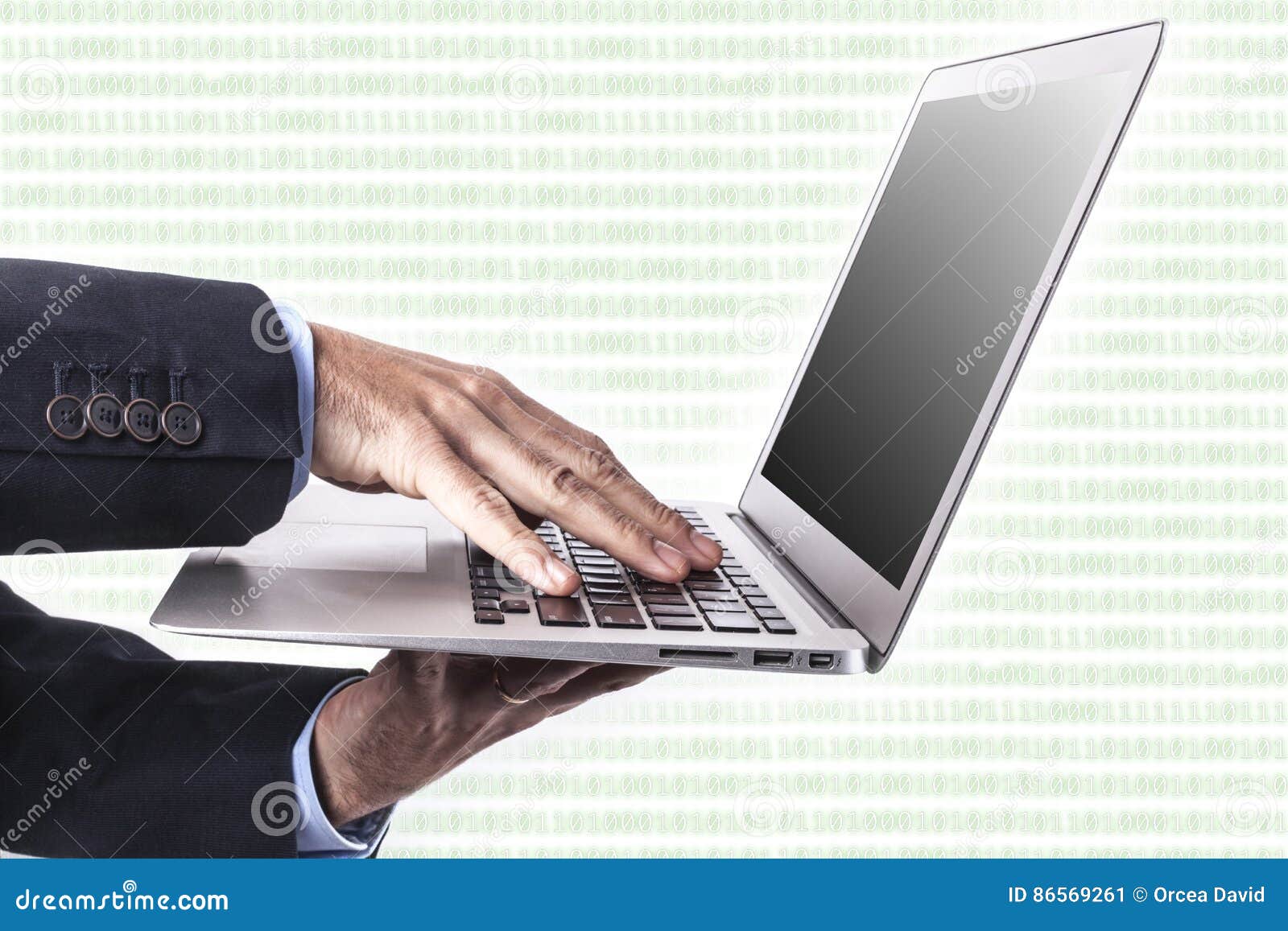 Laptop and Numbers stock image. Image of display, digital - 86569261