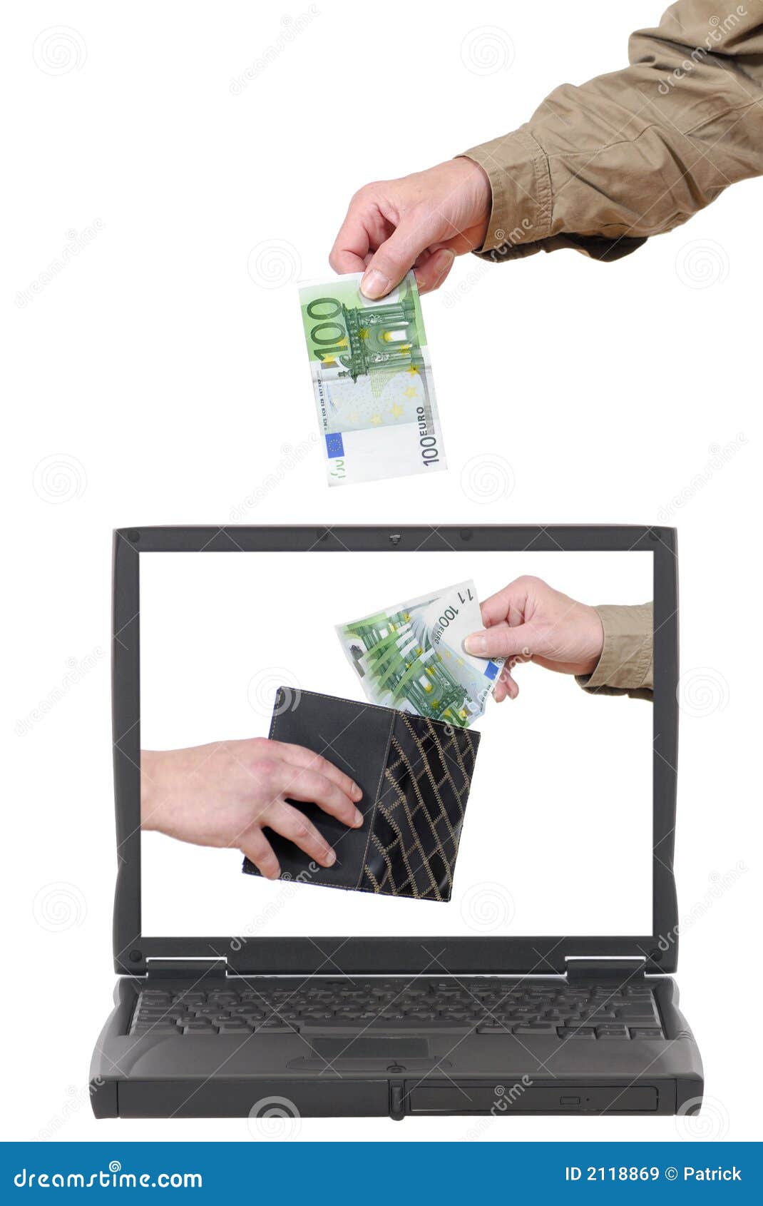 Laptop, online banking stock image. Image of keyboard - 2118869