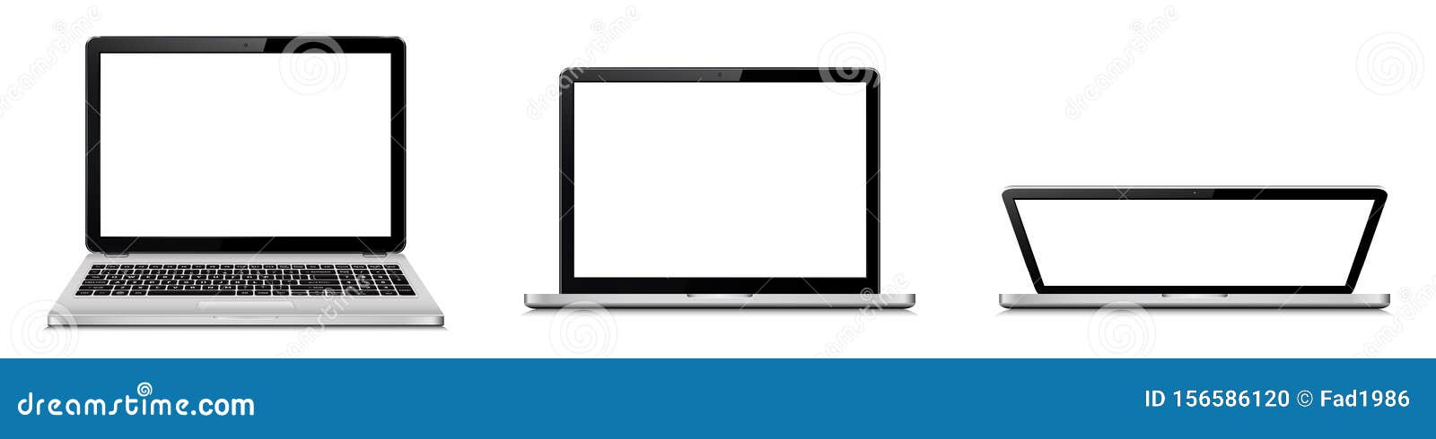 Laptop-open and closed lid stock vector. Illustration of computer ...