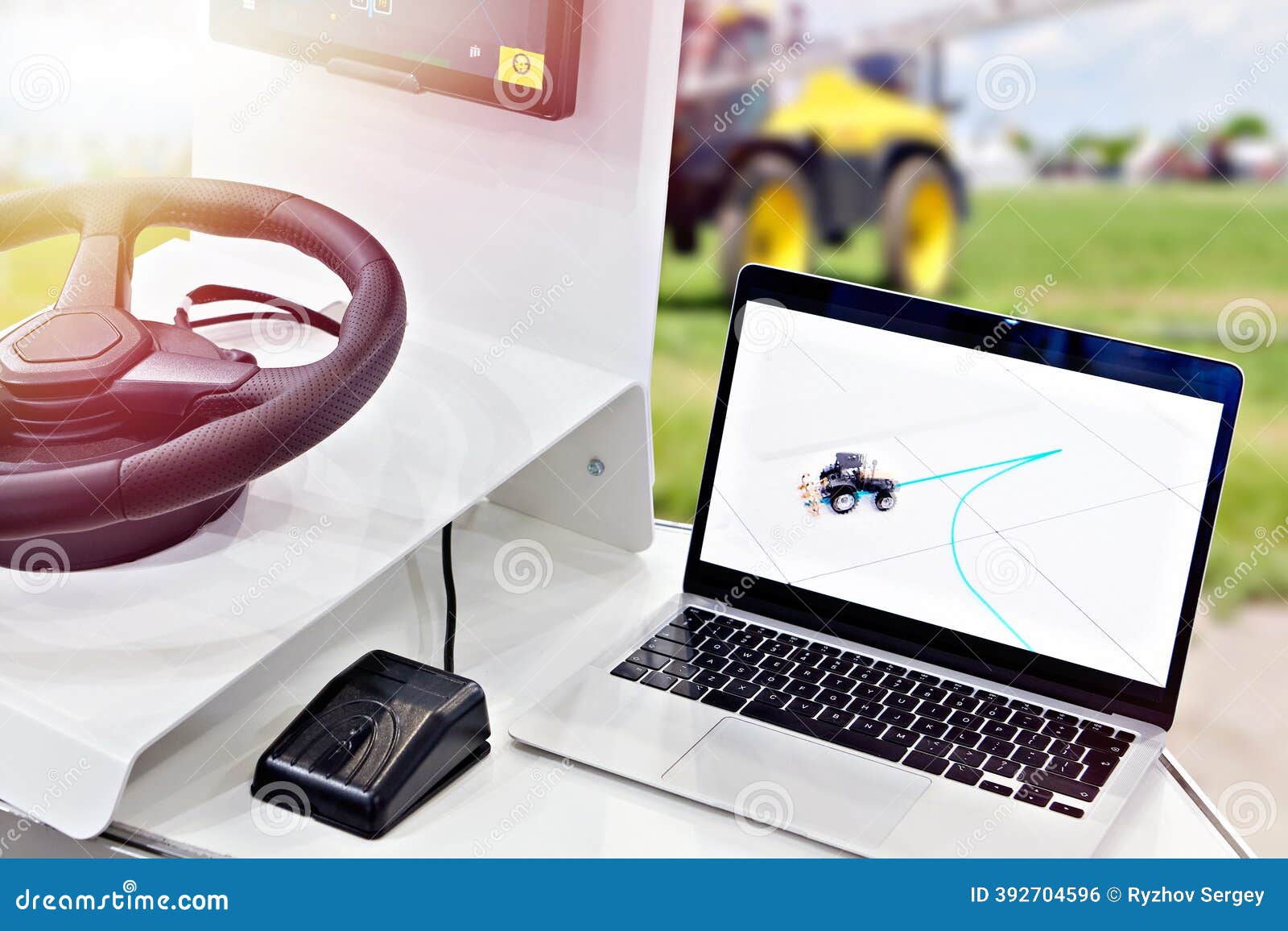 Agricultural Machine For Fertilizer Application. Tractor For Chemical ...