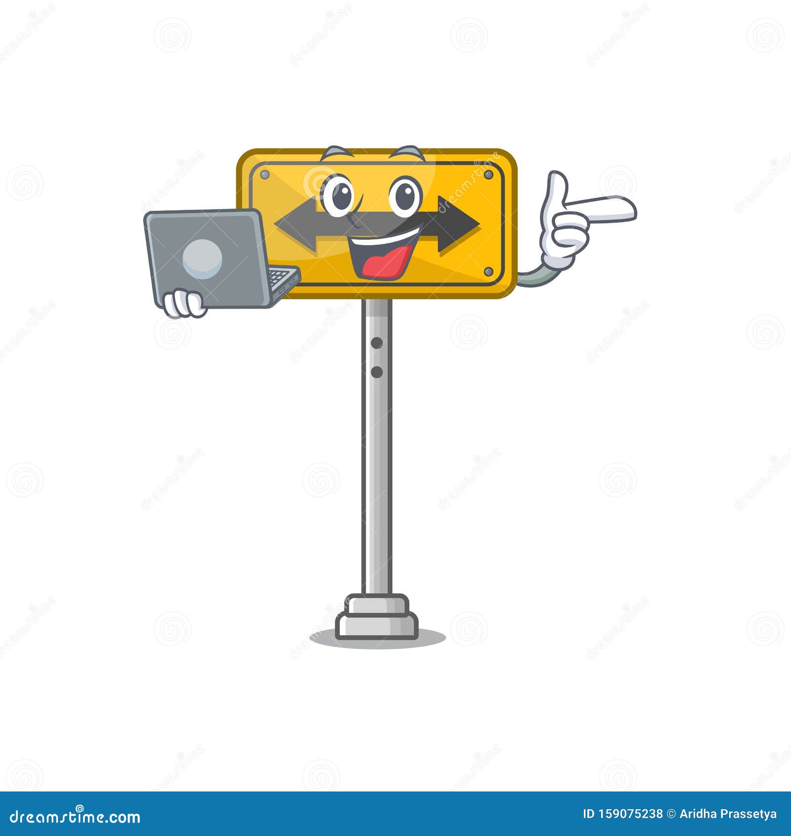 With Laptop Pass On Either Side Isolated Cartoon Stock Vector Illustration Of Police Crash