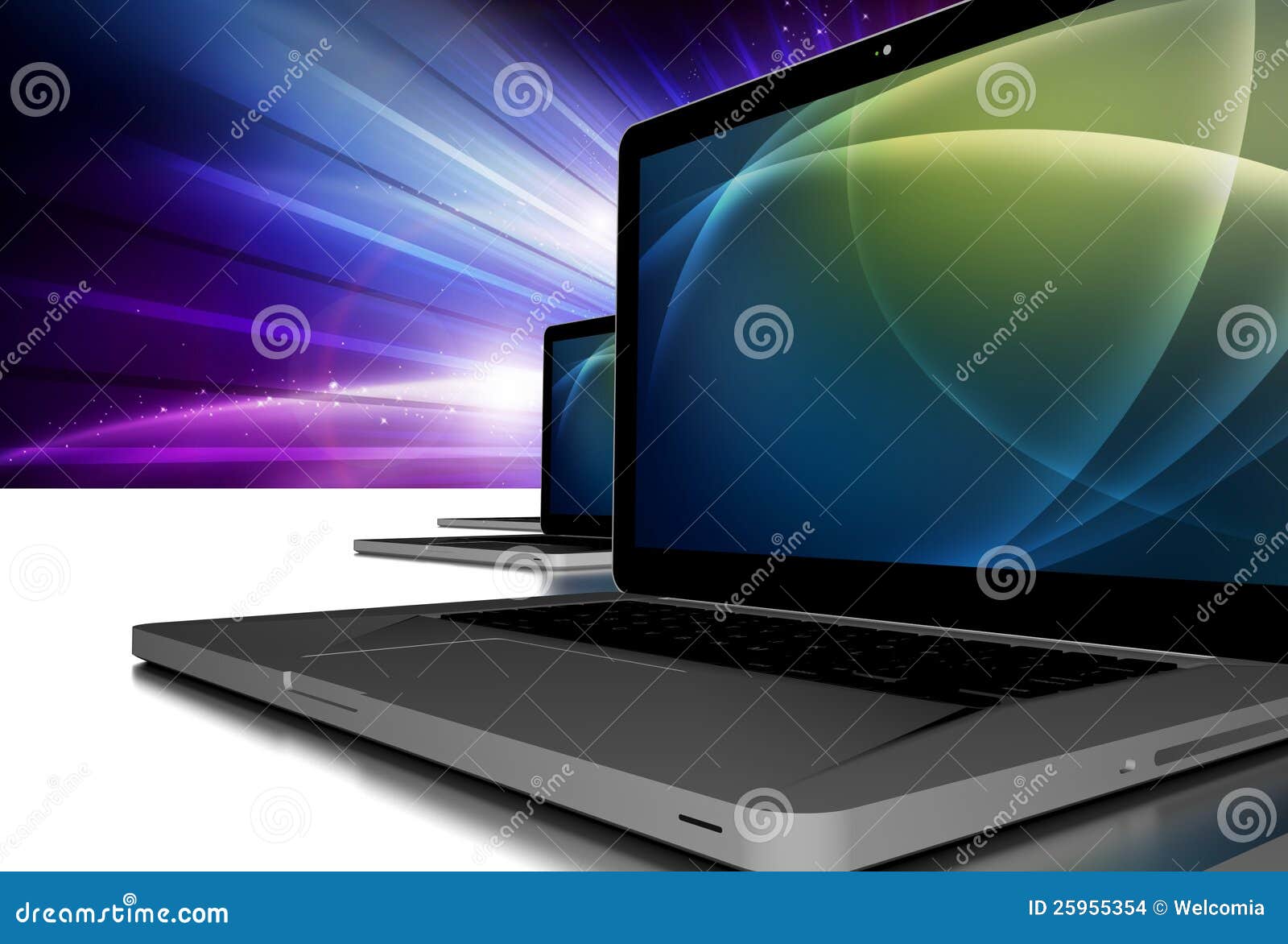 Laptop PC Computers stock illustration. Illustration of farm - 25955354