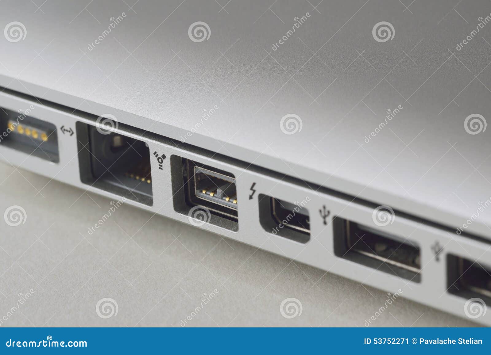 Laptop ports stock image. Image of business, 2008, internet - 53752271