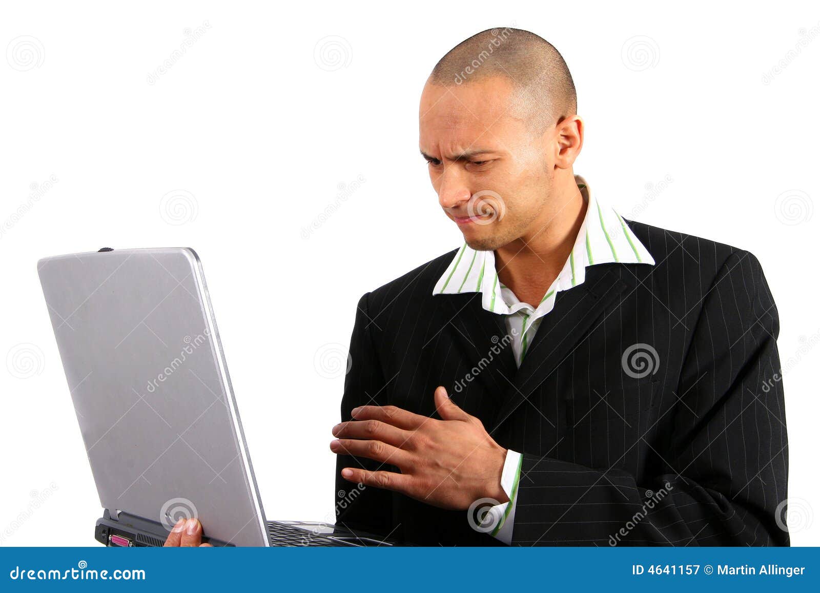 Laptop Problems stock image. Image of manager, meeting - 4641157