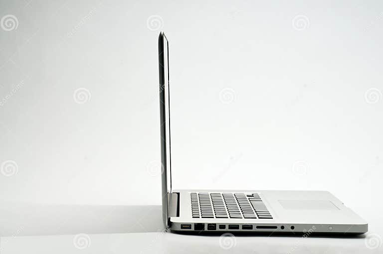 Laptop Profile stock photo. Image of copy, profile, macbook - 22141414
