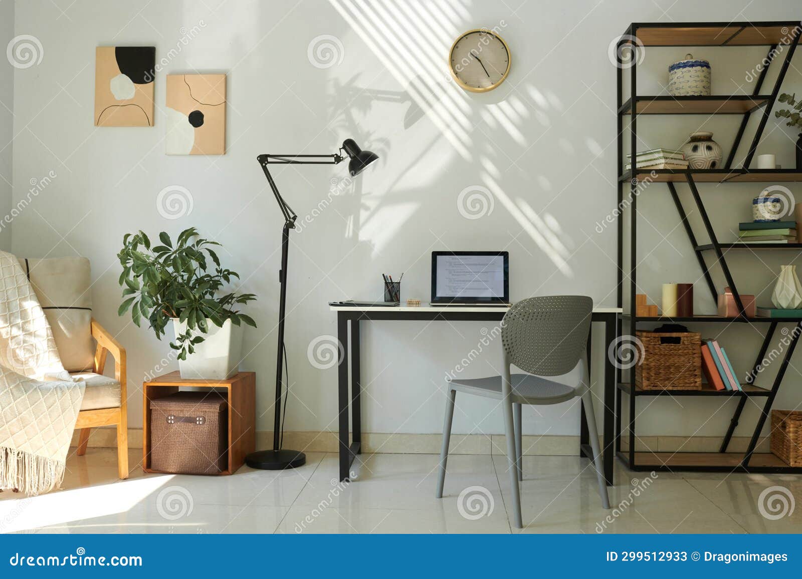Desk In Home Office Of Software Developer Stock Image Image Of Table Software 299512933