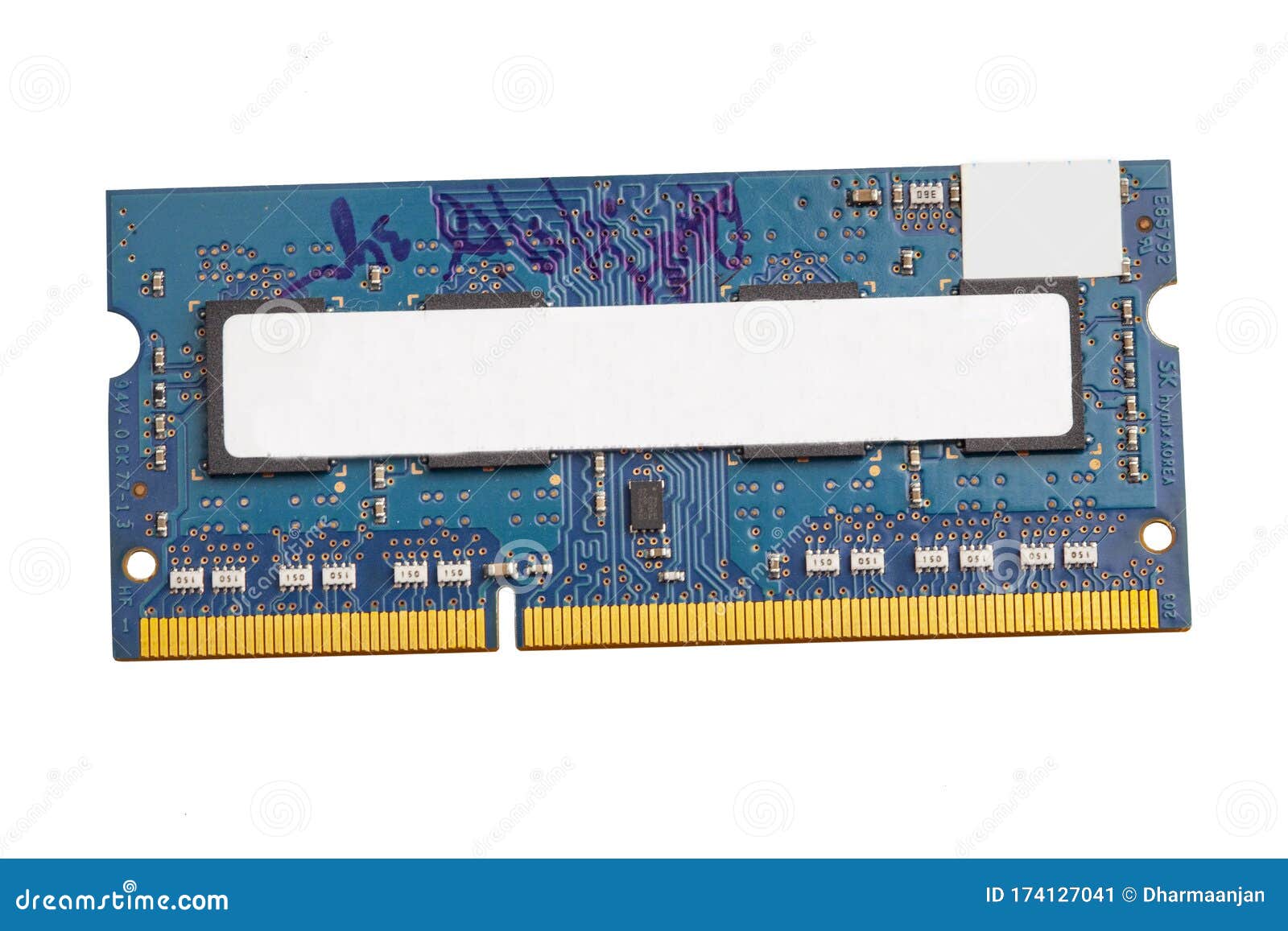 LAPTOP RAM HARDWARE stock image. Image of hardware, broken - 174127041