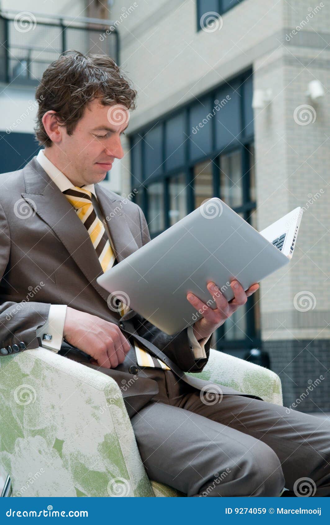 Laptop Reading stock image. Image of young, read, reading - 9274059
