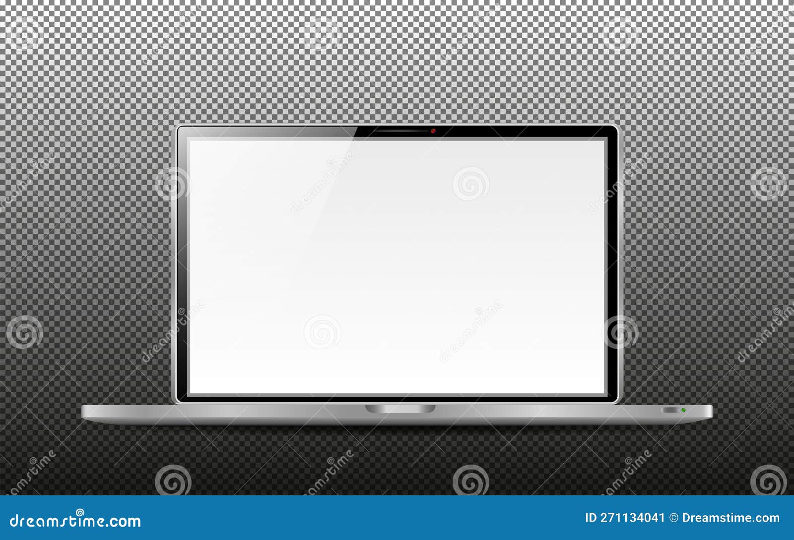Laptop Realistic Computer in Mockup Style. Laptop Isolated on a ...