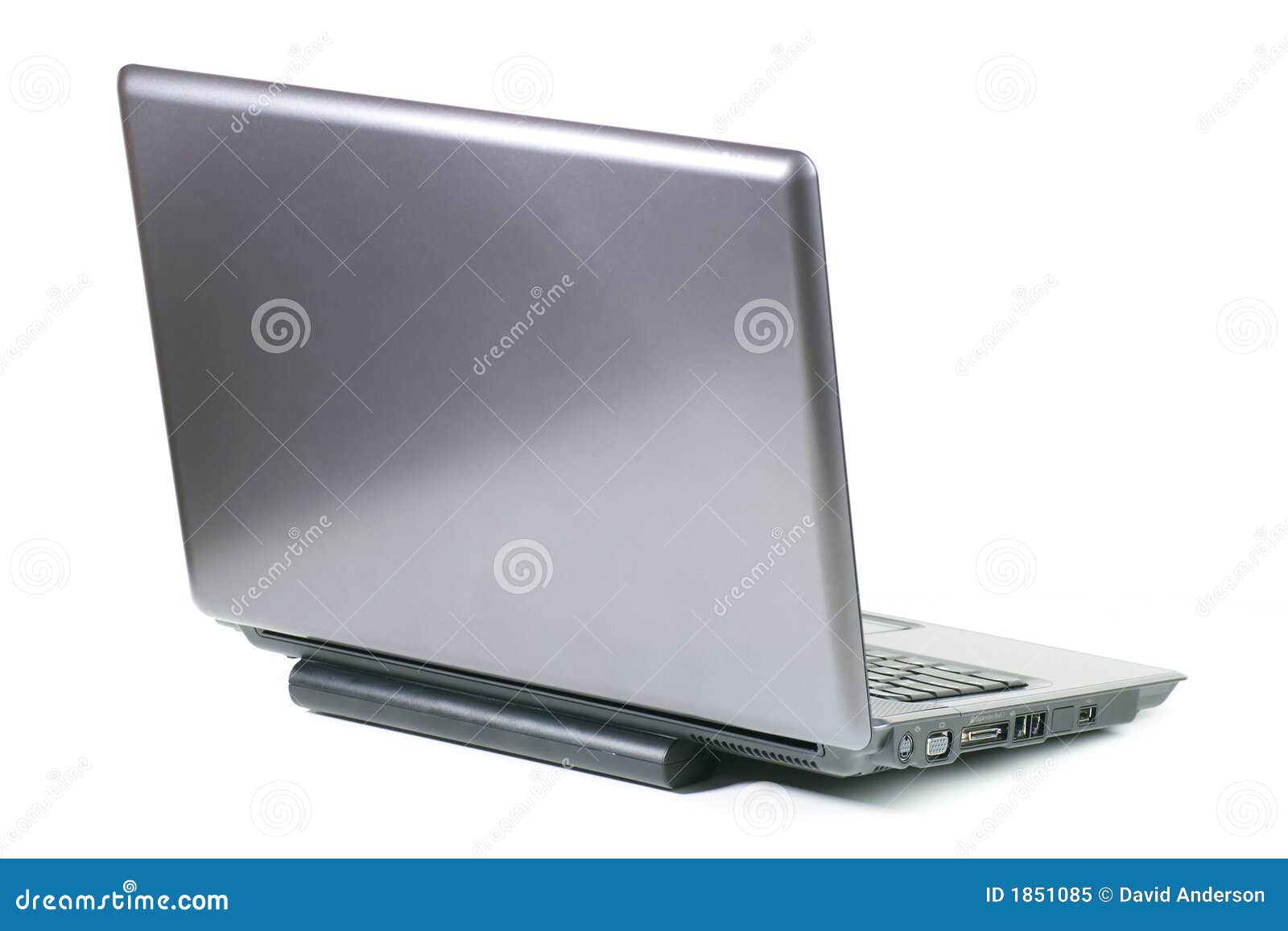 Laptop Rear View stock image. Image of system, windows - 1851085