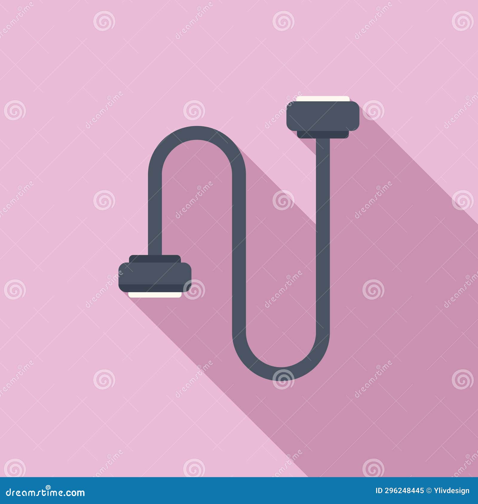 Laptop Repair Cable Icon Flat Vector. Data System Stock Illustration ...