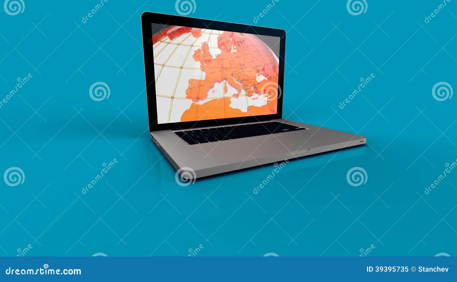 Laptop screen graphics stock illustration. Illustration of information ...