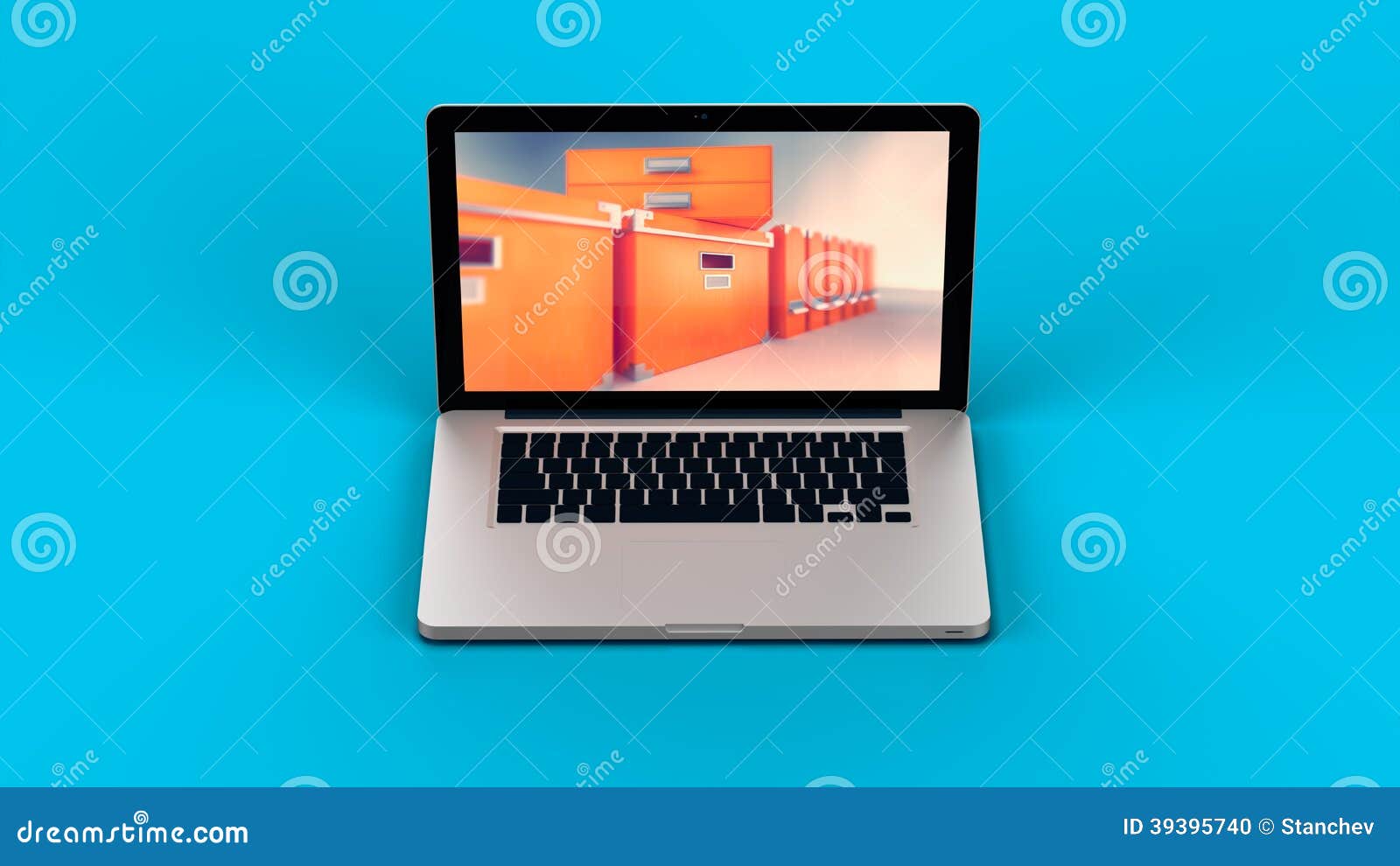 Laptop screen graphics stock illustration. Illustration of computing ...