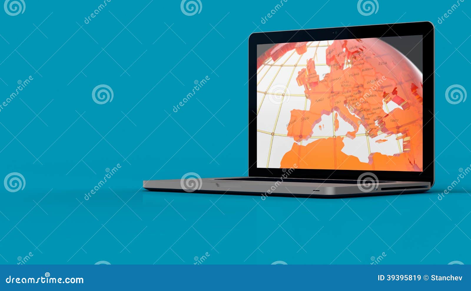 Laptop screen graphics stock illustration. Illustration of background ...
