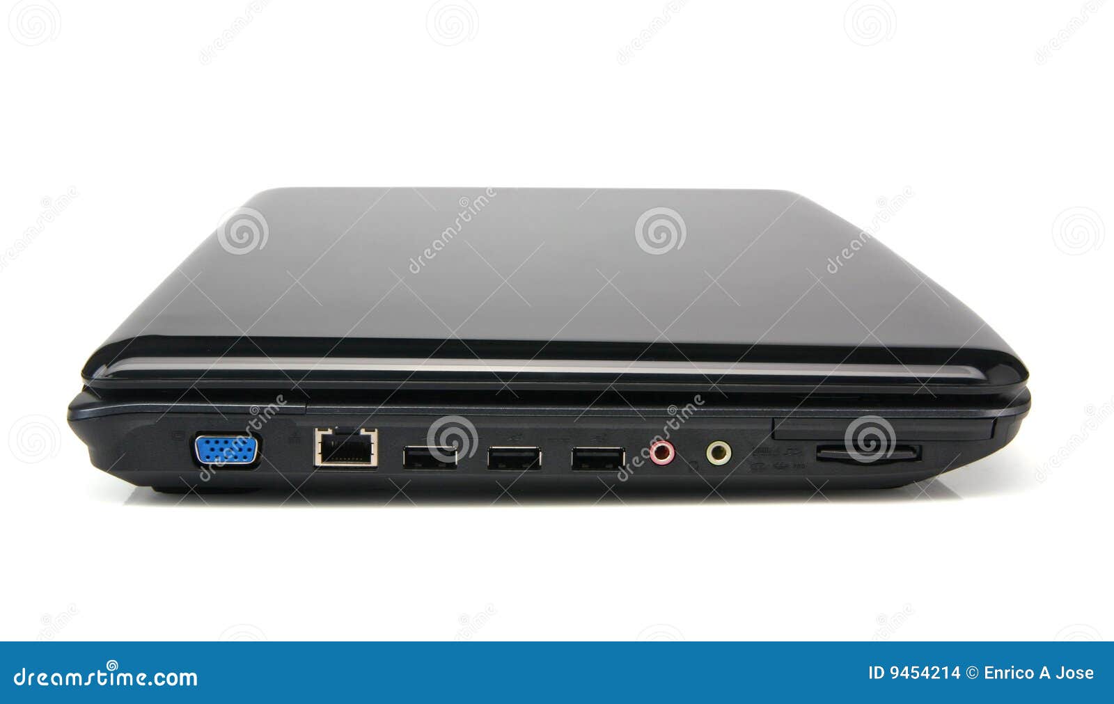 Laptop side view stock photo. Image of working, people - 9454214