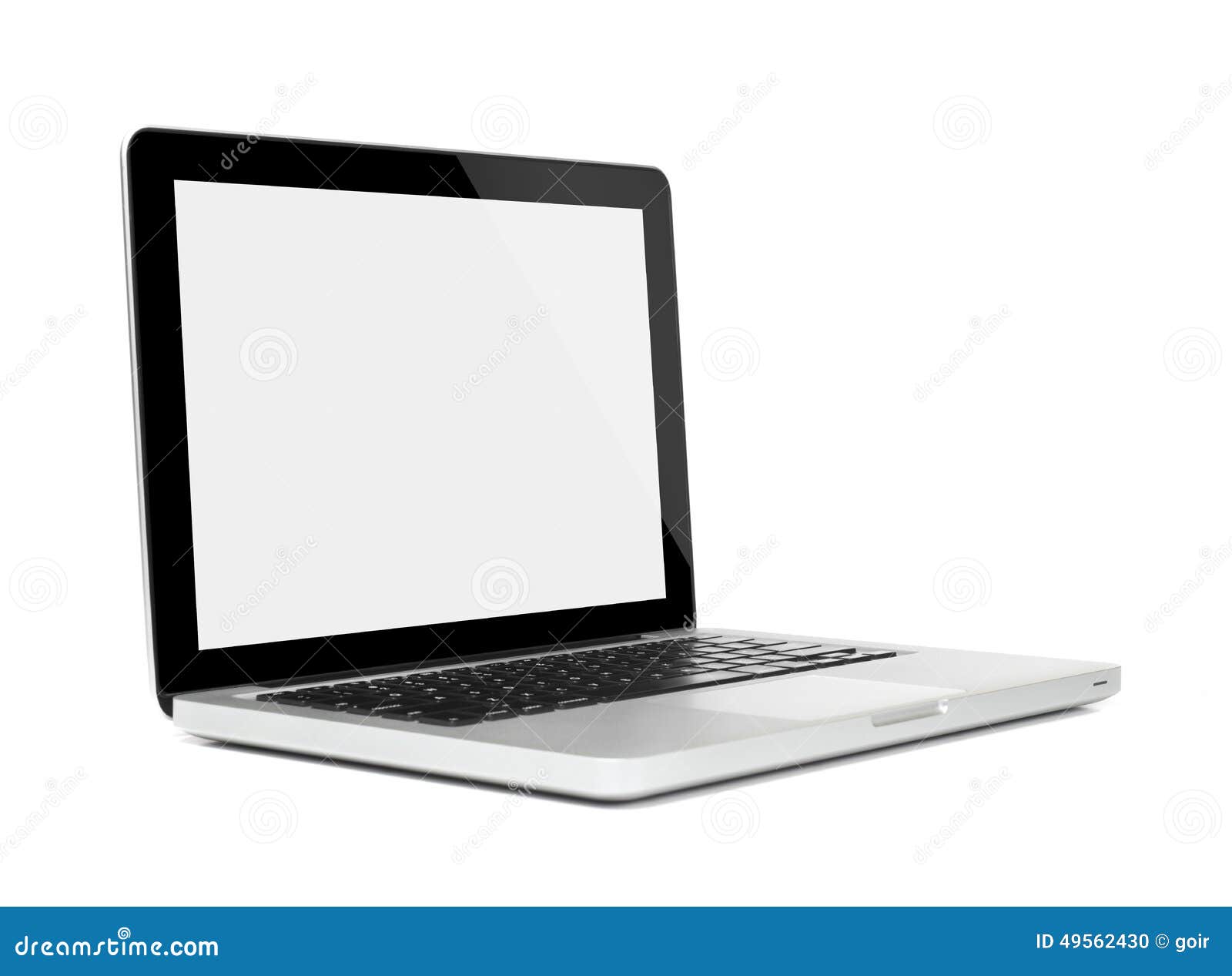 Laptop - side view stock photo. Image of isolated, computer - 49562430