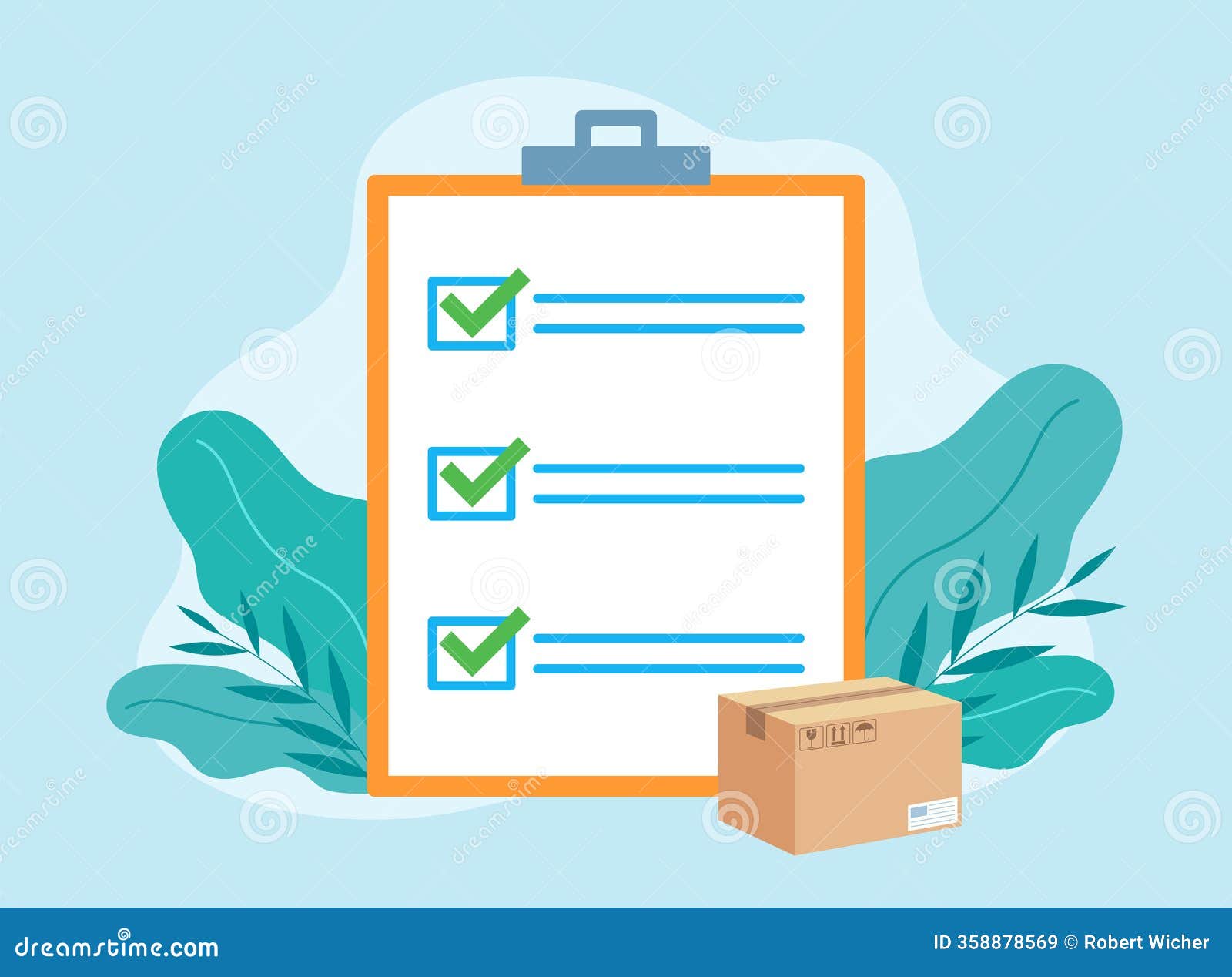 Boxes Marked in Green. Tracking Order and Shipment of Package Stock ...