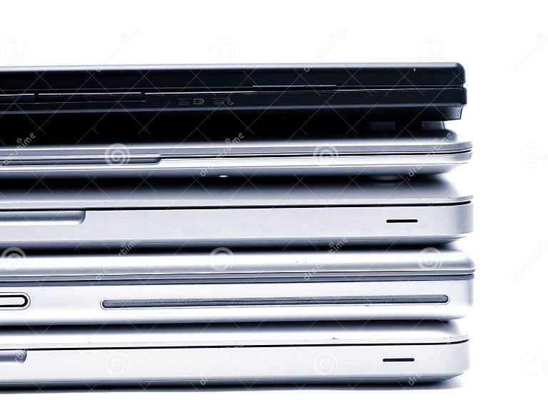 Laptop stack stock image. Image of deployment, computers - 86527033