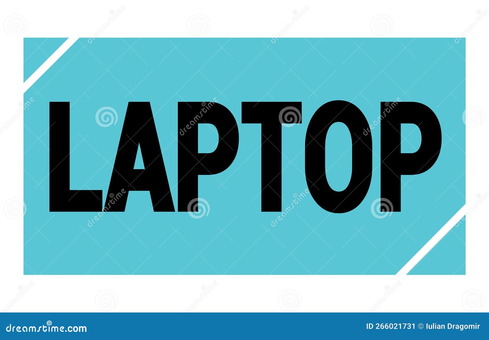 LAPTOP Text Written on Blue-black Stamp Sign Stock Illustration ...