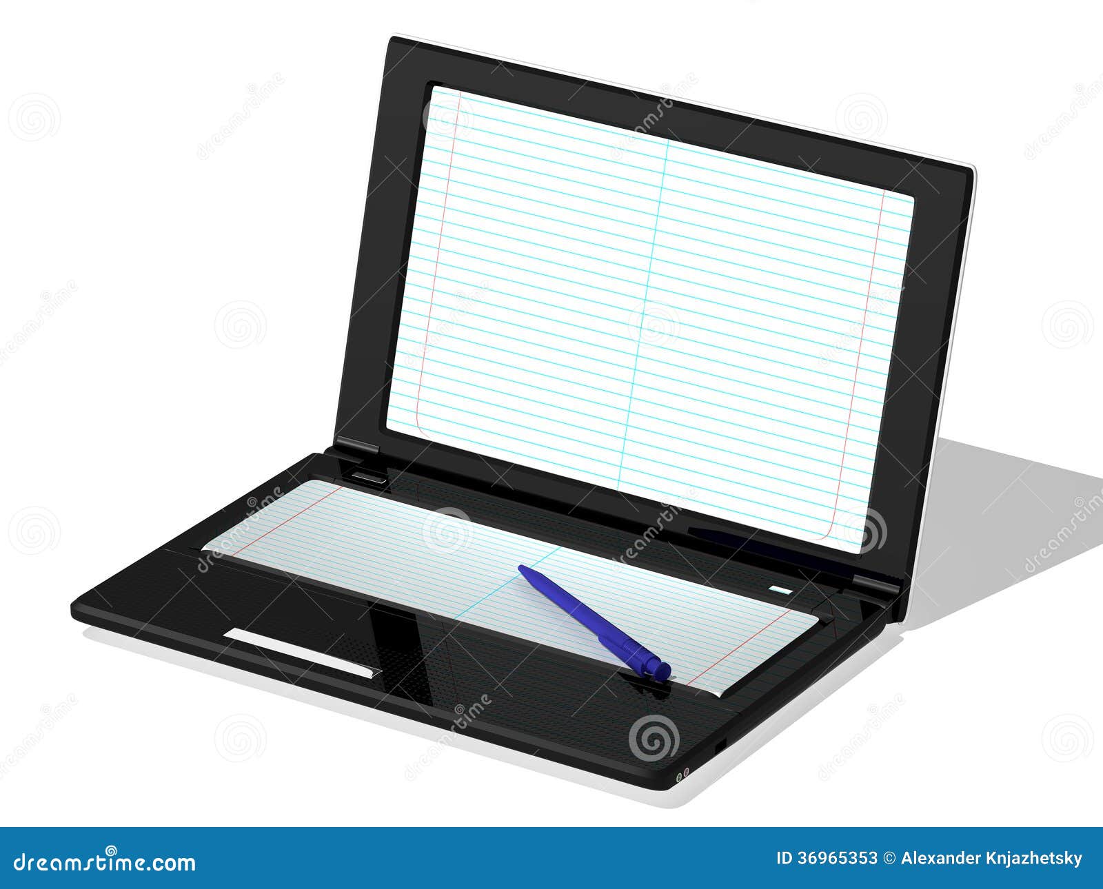 Laptop stock illustration. Illustration of object, design - 36965353