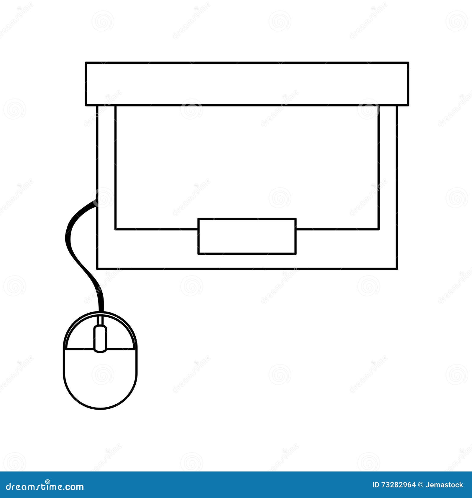 Laptop Topview Icon , Illustration Stock Illustration - Illustration of ...