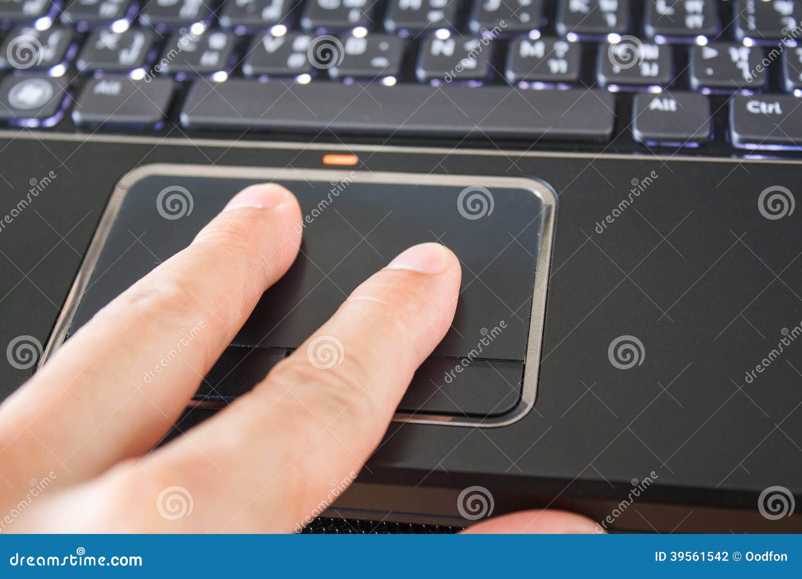 Laptop touchpad stock photo. Image of network, business - 39561542