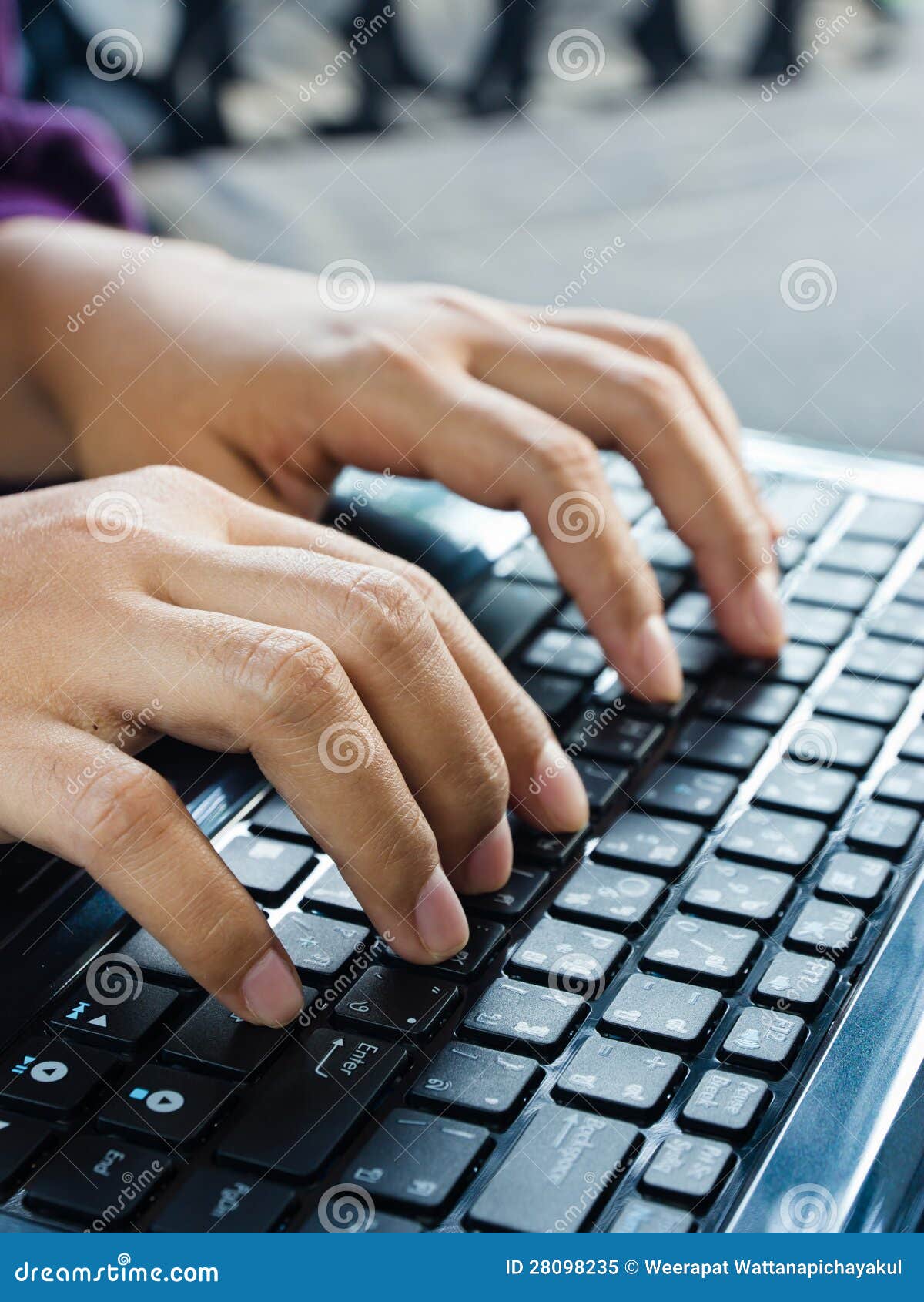 Laptop typing stock image. Image of office, laptop, computer - 28098235