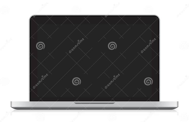 Laptop vector stock vector. Illustration of flat, modern - 19578825