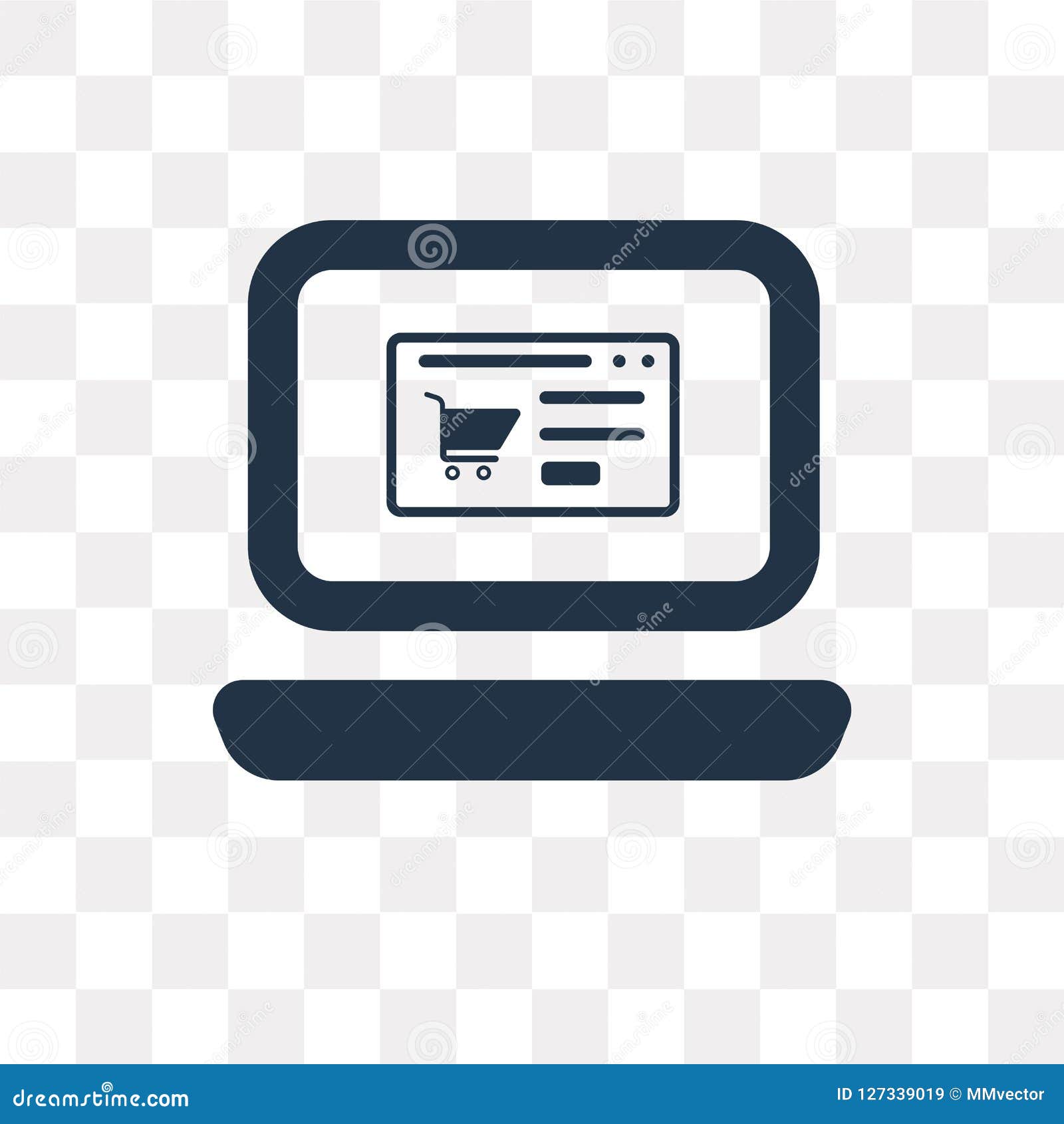 Laptop Vector Icon Isolated On Transparent Background, Laptop T Stock ...