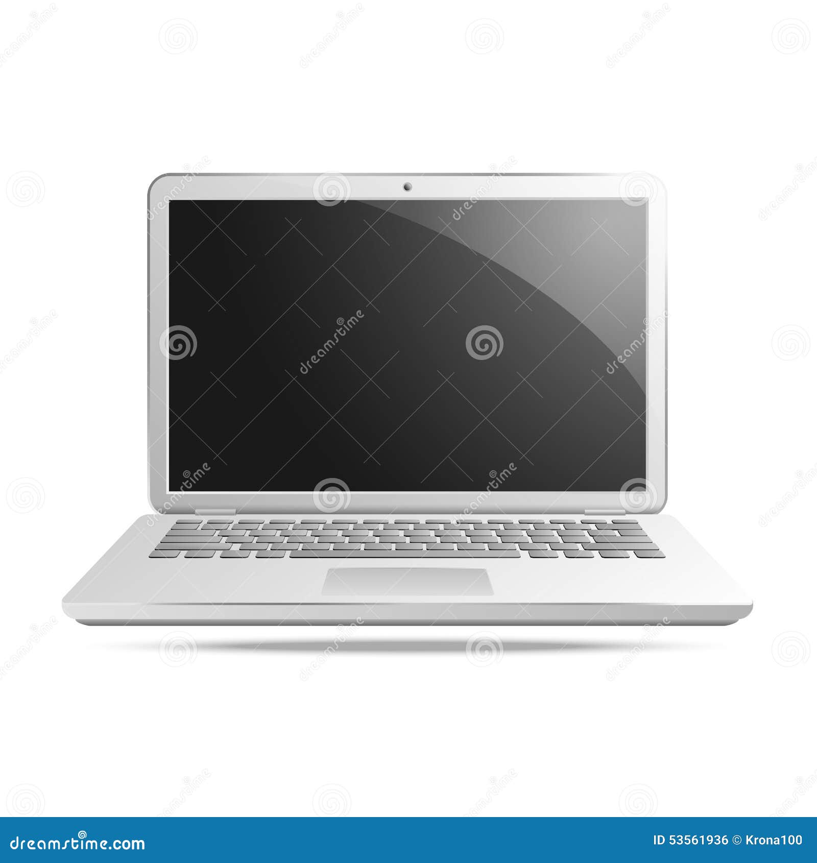 Laptop. Vector Illustration Stock Vector - Illustration of computer ...