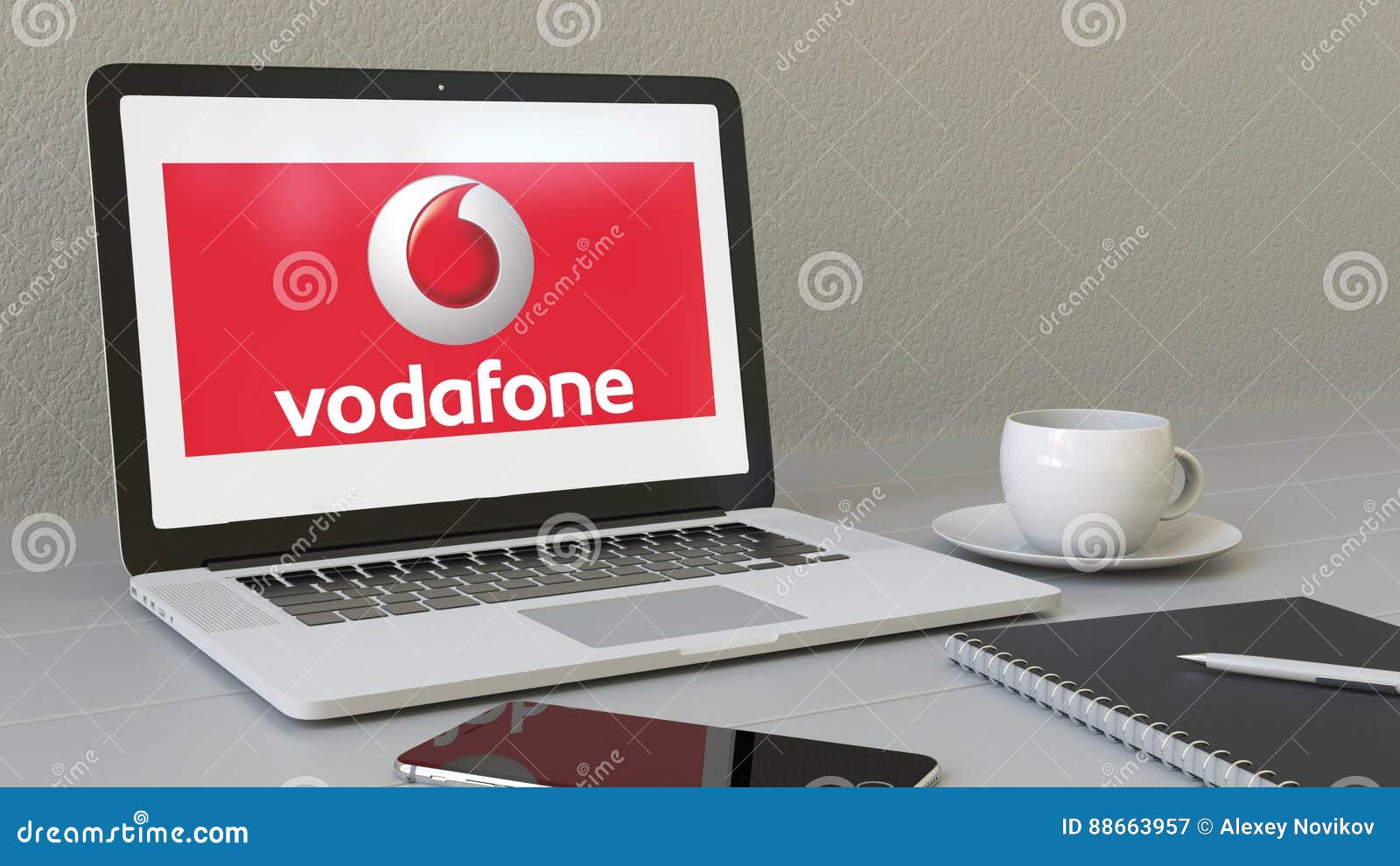 Vodafone Logo Editorial Image | CartoonDealer.com #17540050