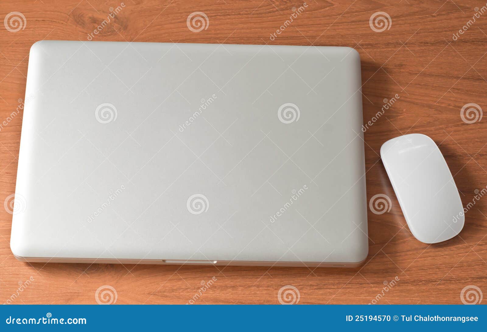Laptop and wireless mouse stock photo. Image of white - 25194570