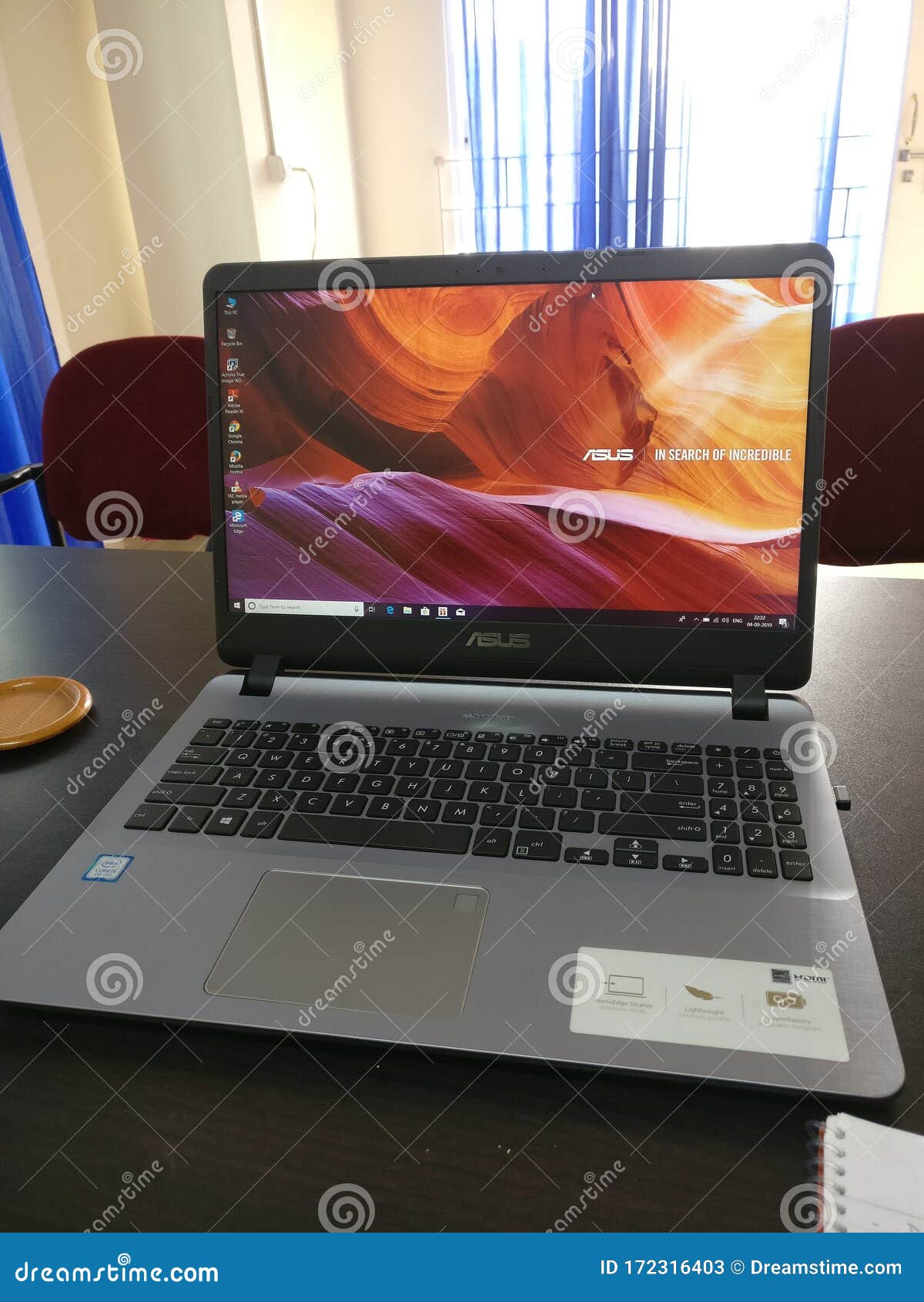 Laptop workstation office editorial stock photo. Image of table - 172316403