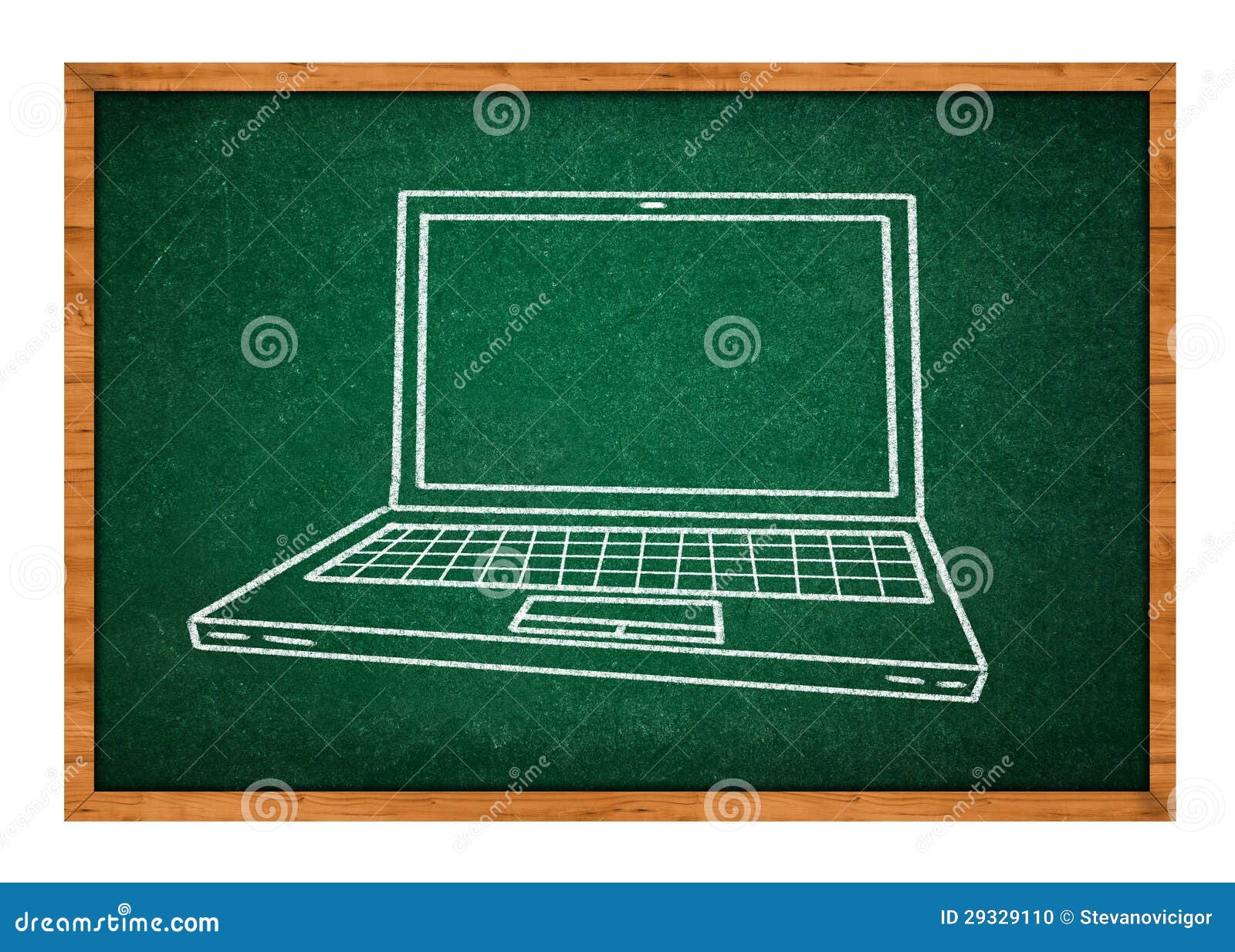 Laptopu rysunek zdjęcie stock. Obraz złożonej z notebook - 29329110