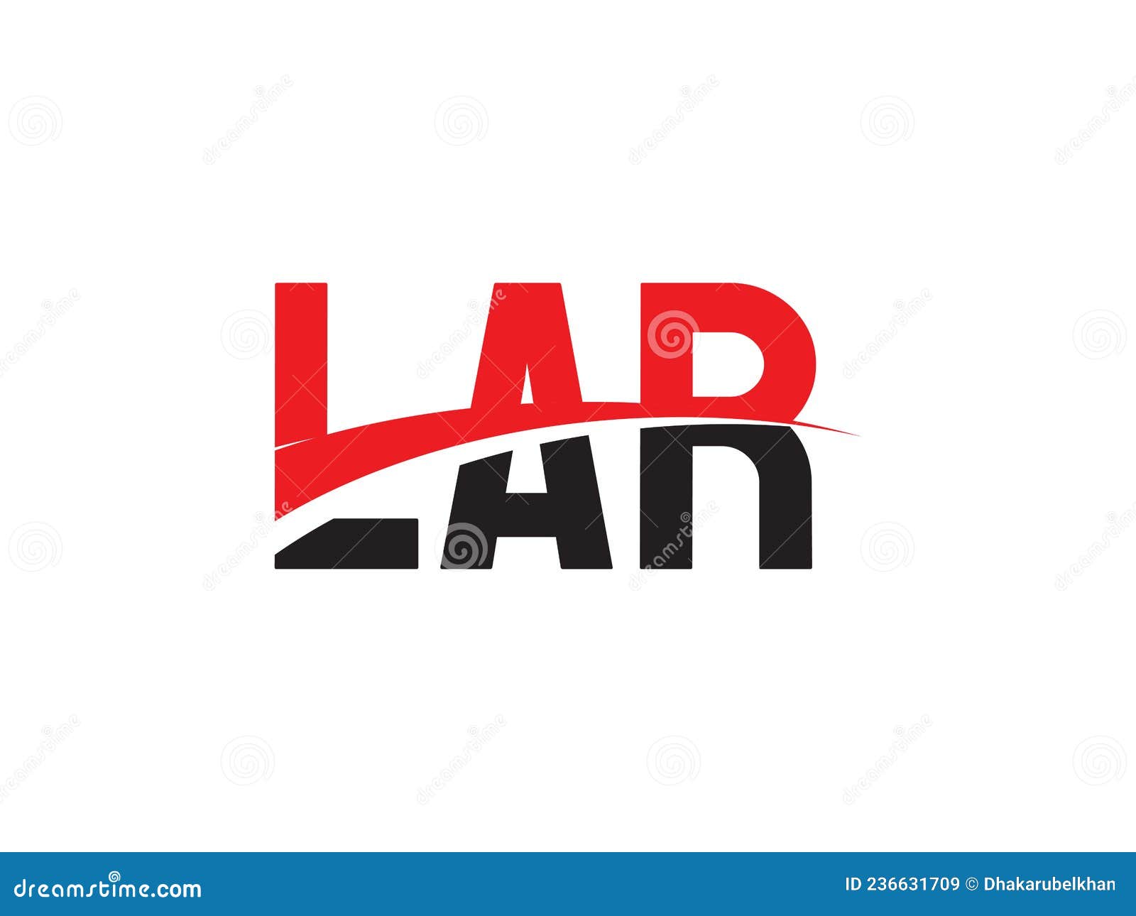 LAR Letter Initial Logo Design Stock Vector - Illustration of graphic ...