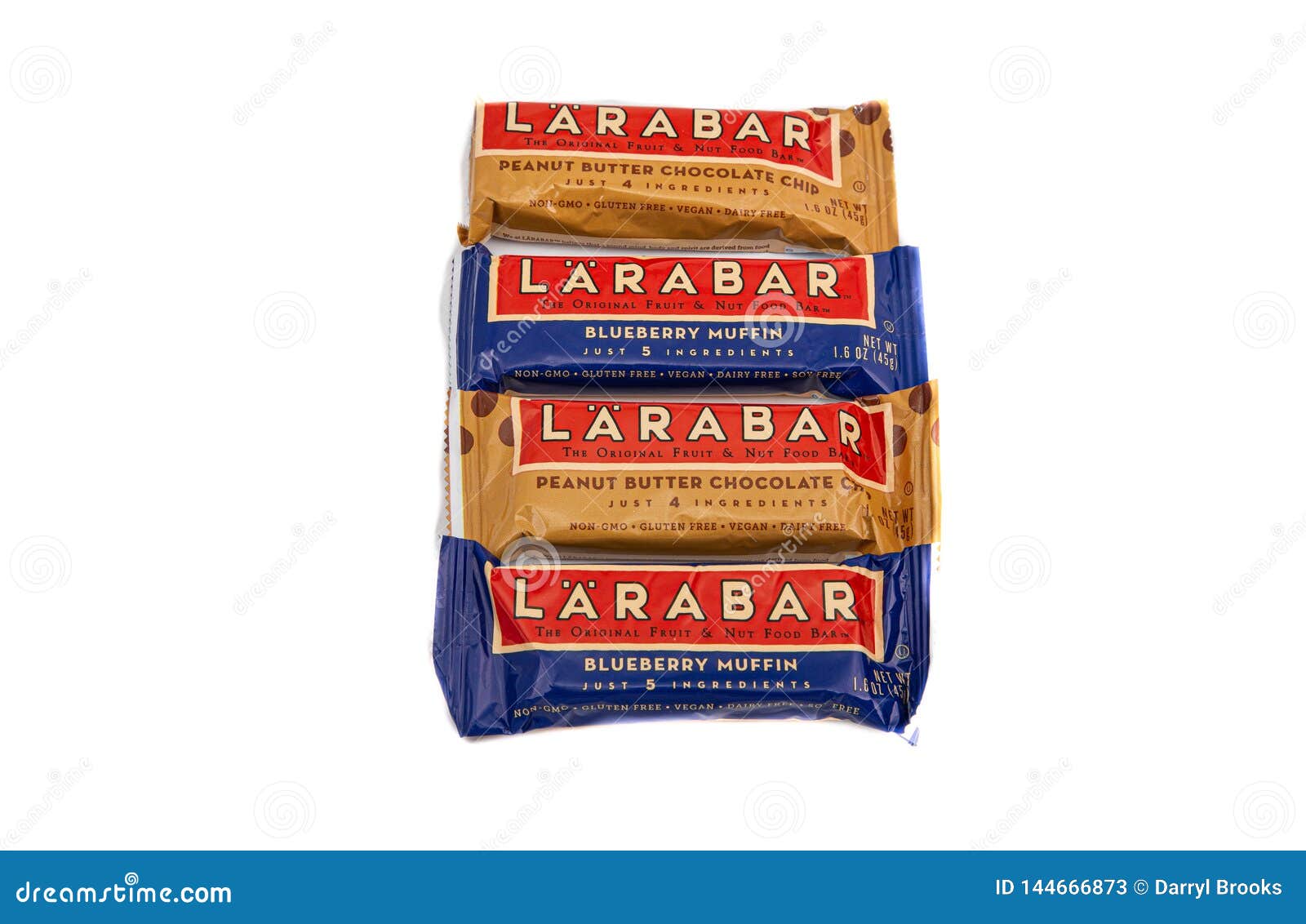 Lara Bars on White editorial stock photo. Image of blueberry - 144666873