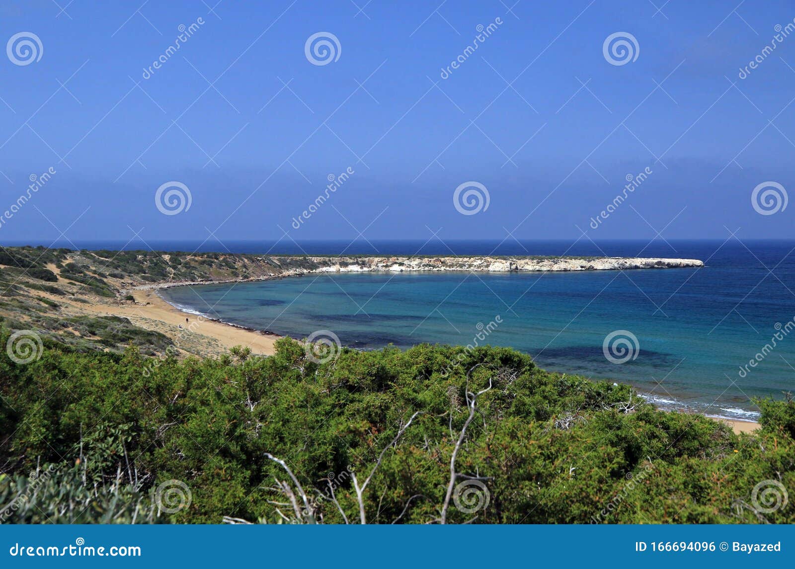 Lara Beach, Akamas fotografia stock. Immagine di turismo - 166694096