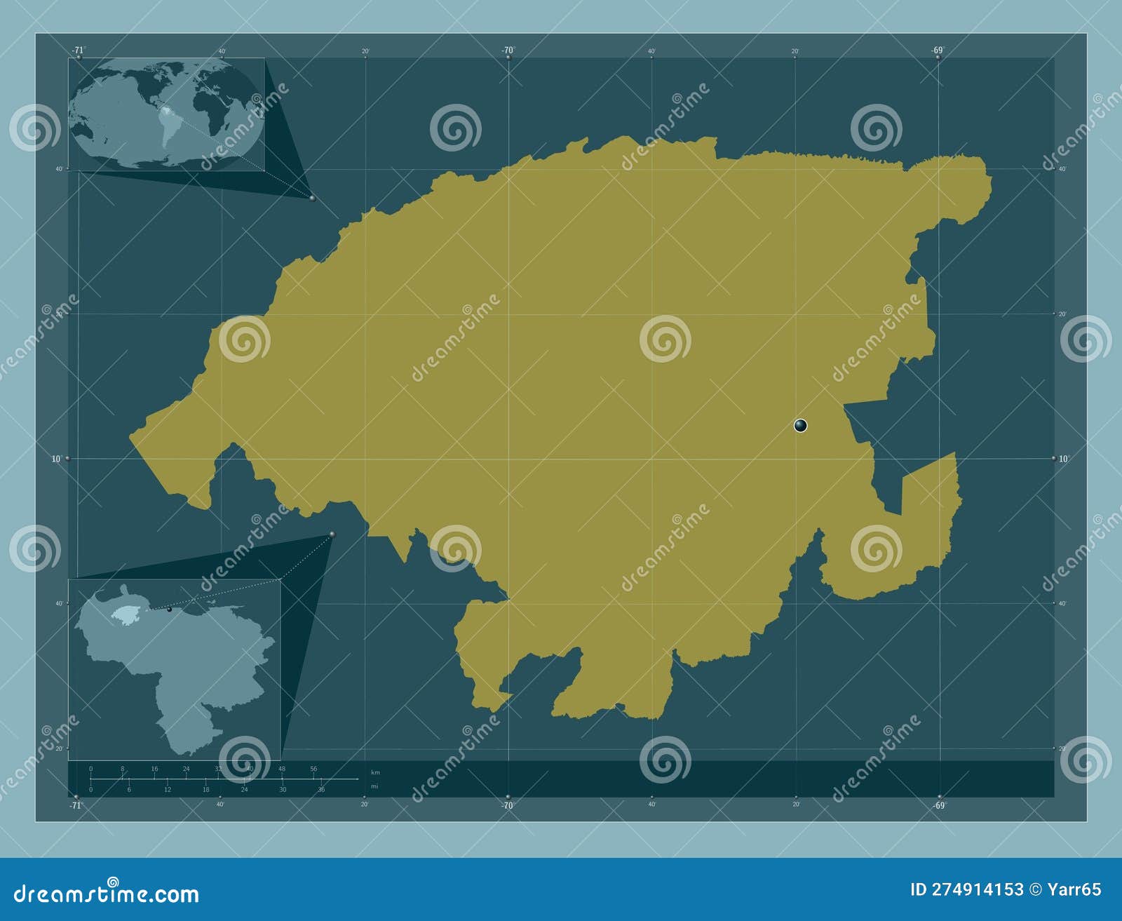 Lara, Venezuela. Solid. Capital Stock Illustration - Illustration of ...