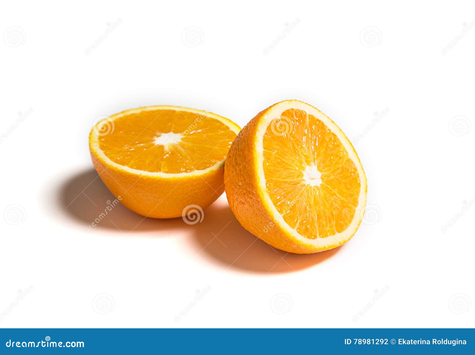 Laranja Cortado Ou Do Corte Isolada No Branco Foto de Stock - Imagem de ...