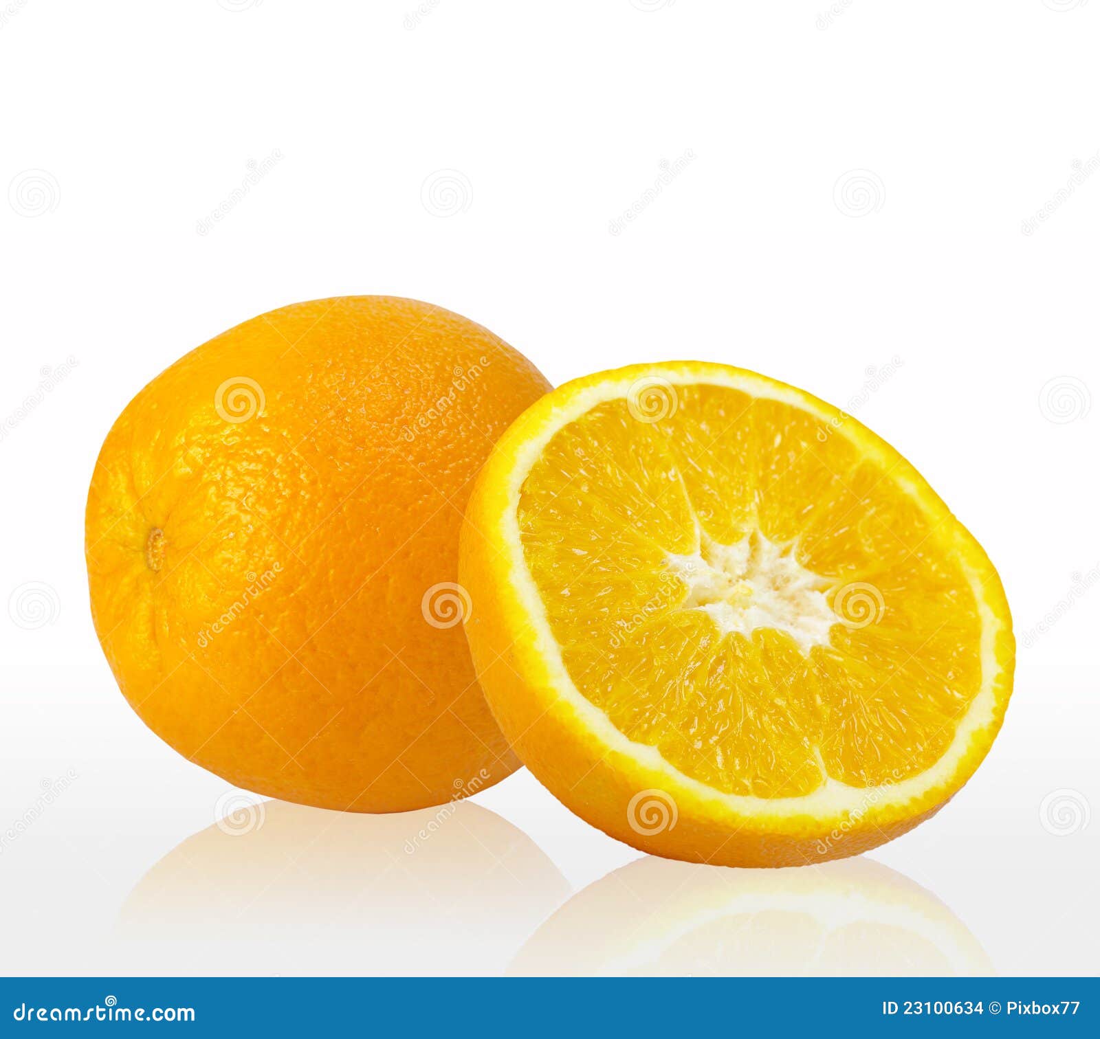 Laranja fresca cortada foto de stock. Imagem de fundo - 23100634