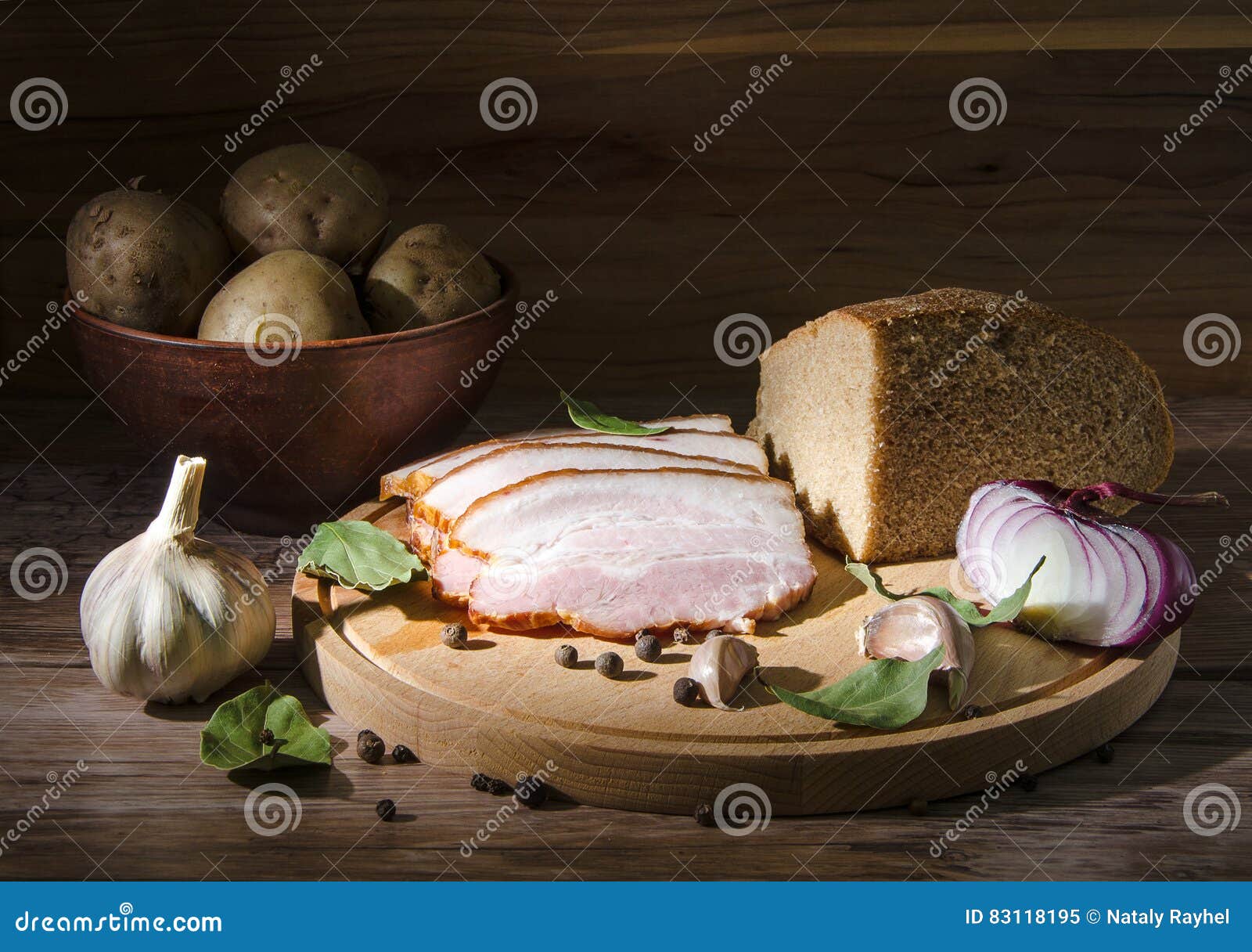 Lard and bread stock image. Image of beefy, culture, feed - 83118195