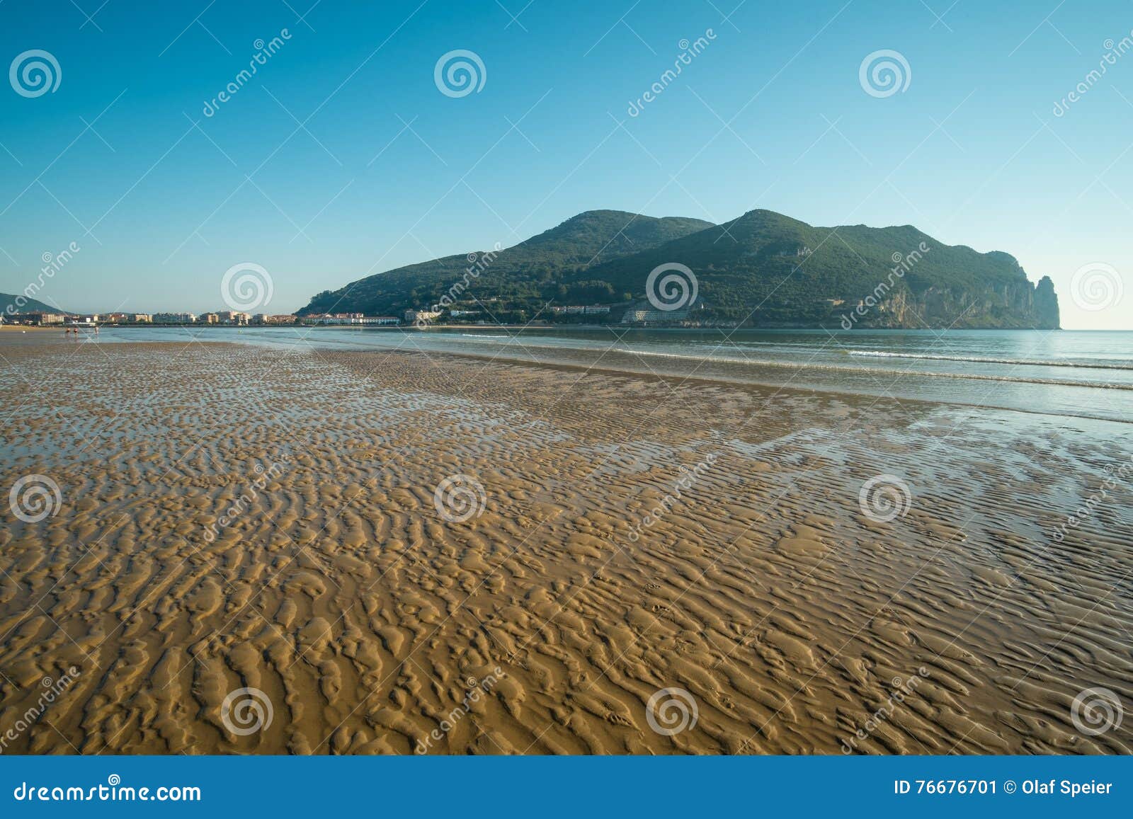 Laredo beach stock image. Image of laredo, shore, ocean - 76676701