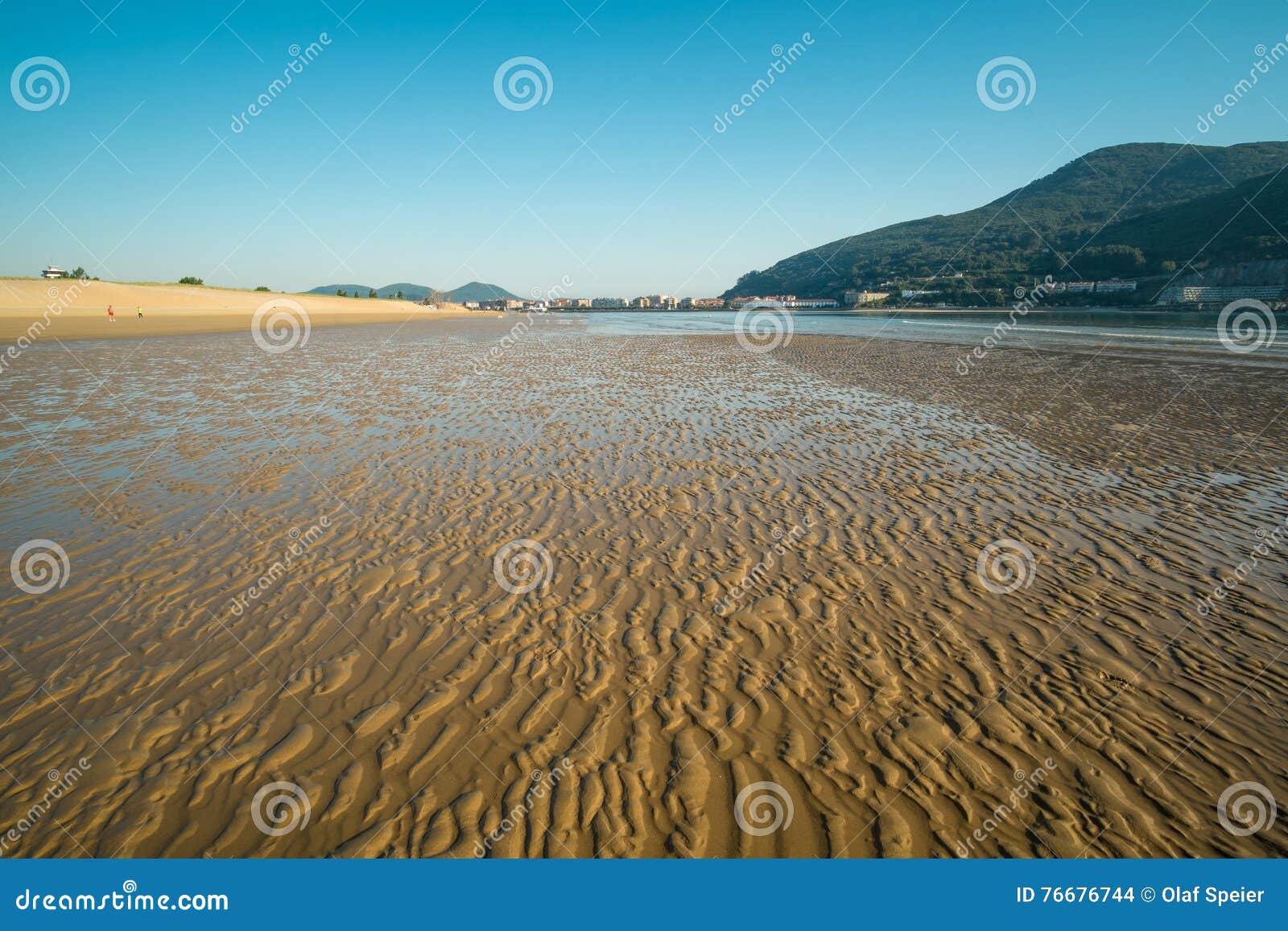Laredo beach stock photo. Image of shore, coastal, landscape - 76676744